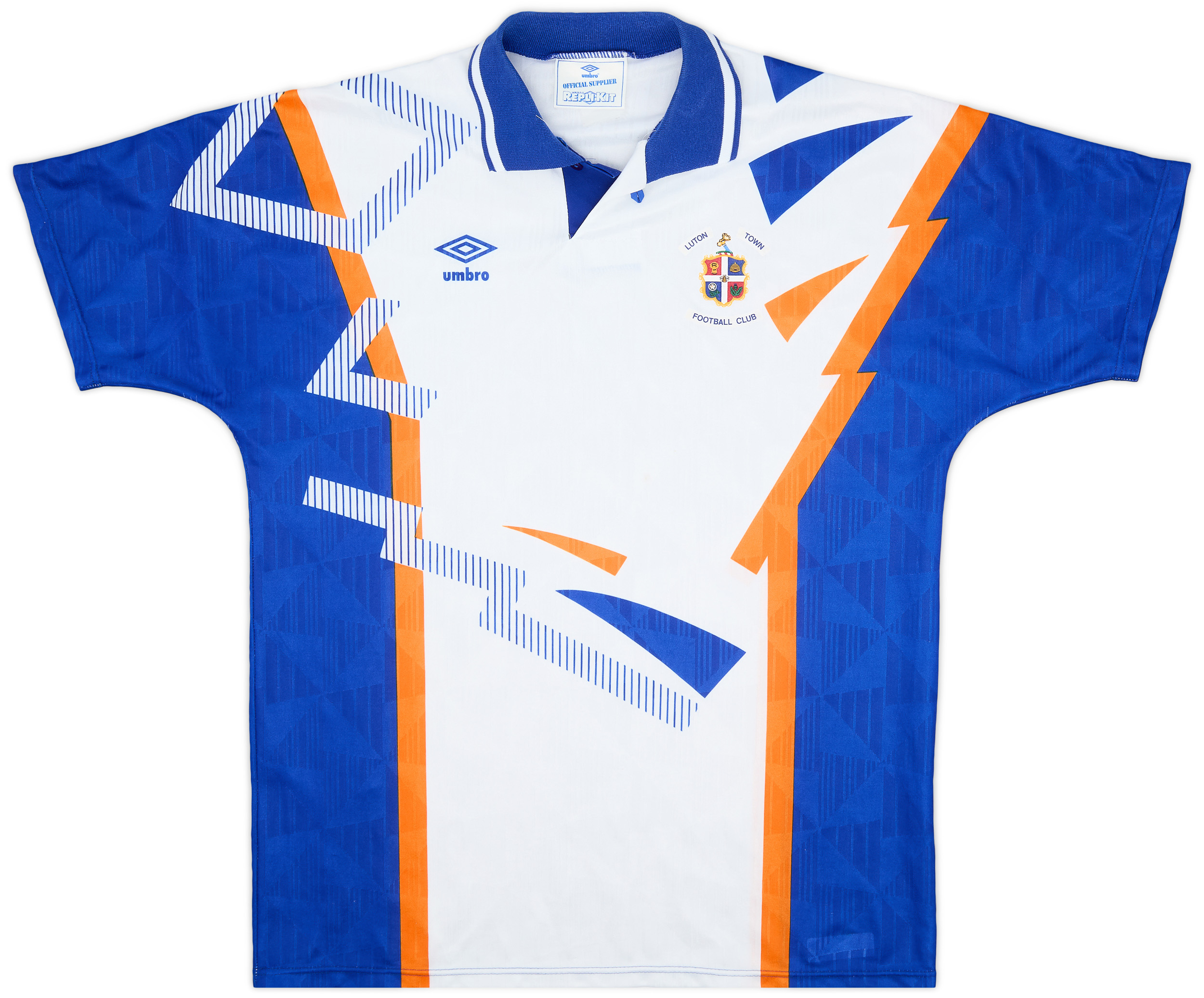 1991-92 Luton Town Home Shirt - 8/10 - (XL)