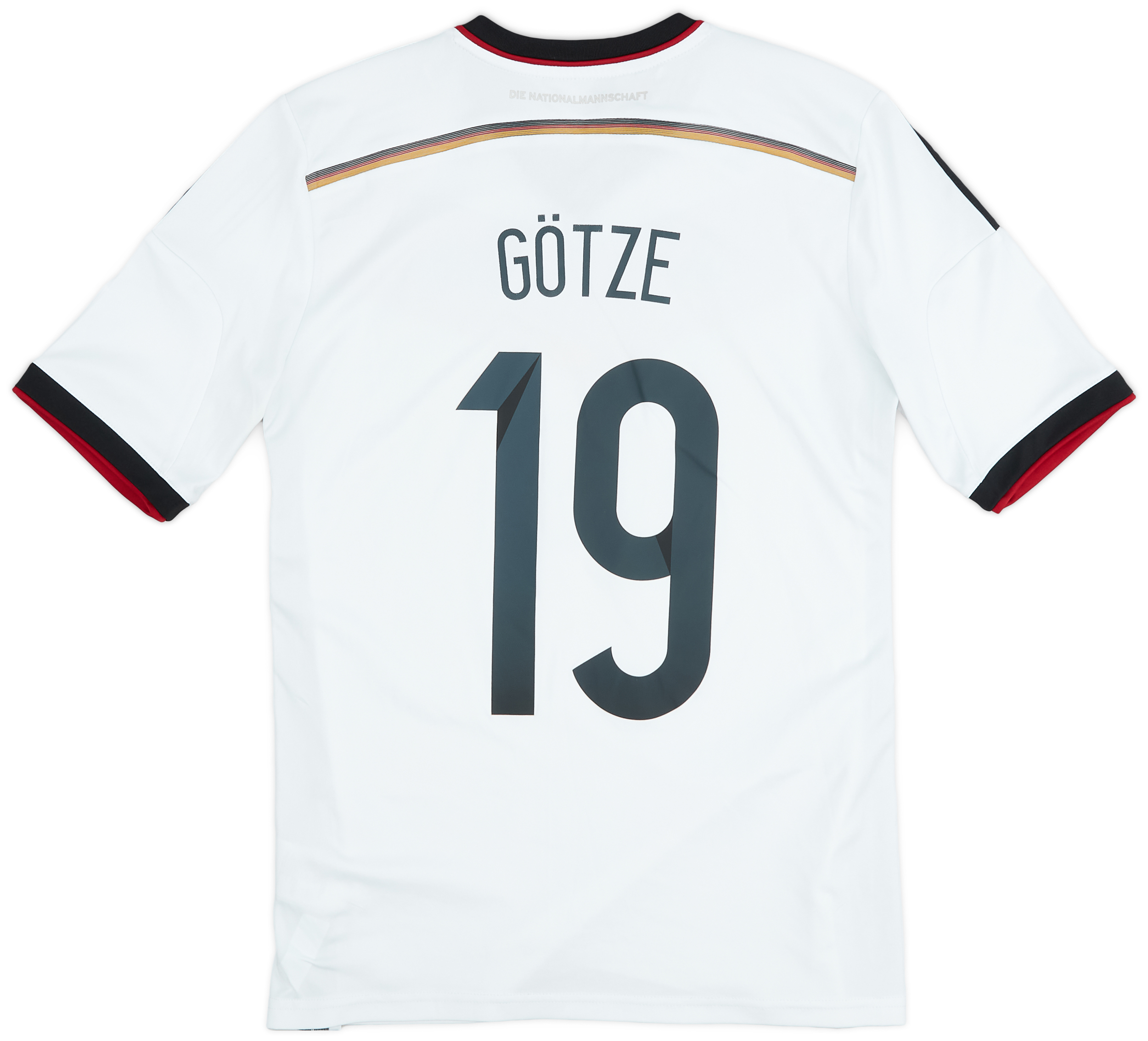 2014-15 Germany Home Shirt Gotze #19 - 9/10 - (XL.Boys)