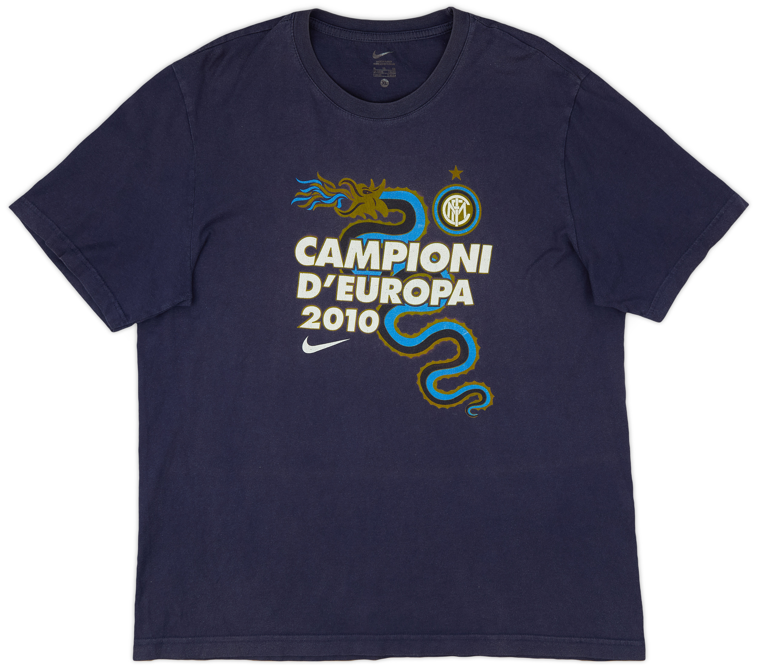 2010-11 Inter Milan 'Campioni D'Europa 2010' Nike Graphic Tee - 6/10 - (XL)