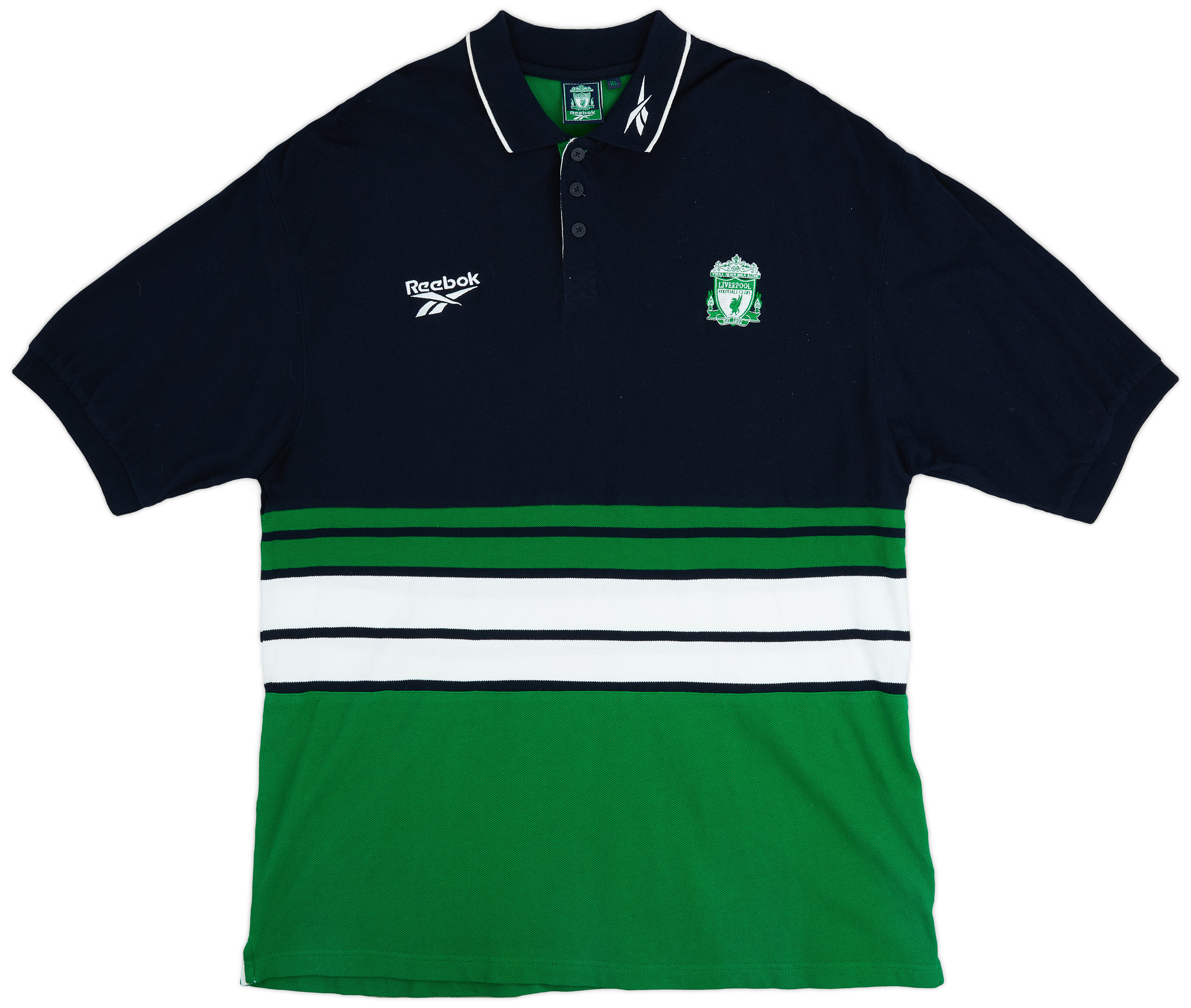 1999-00 Liverpool Reebok Polo Shirt - 9/10 - (XL)