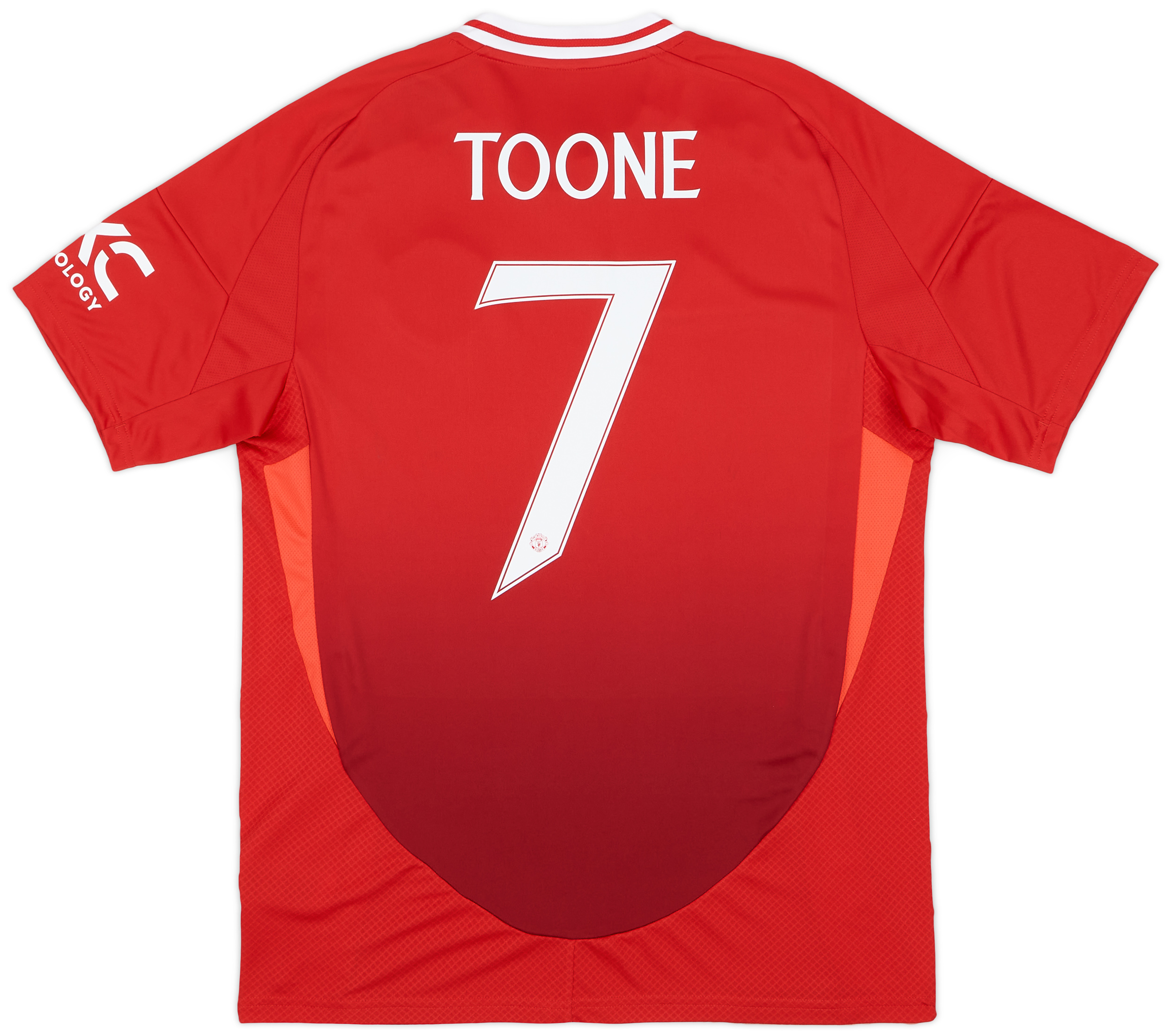 2024-25 Manchester United Home Shirt Toone #7 (Unisex Fit)