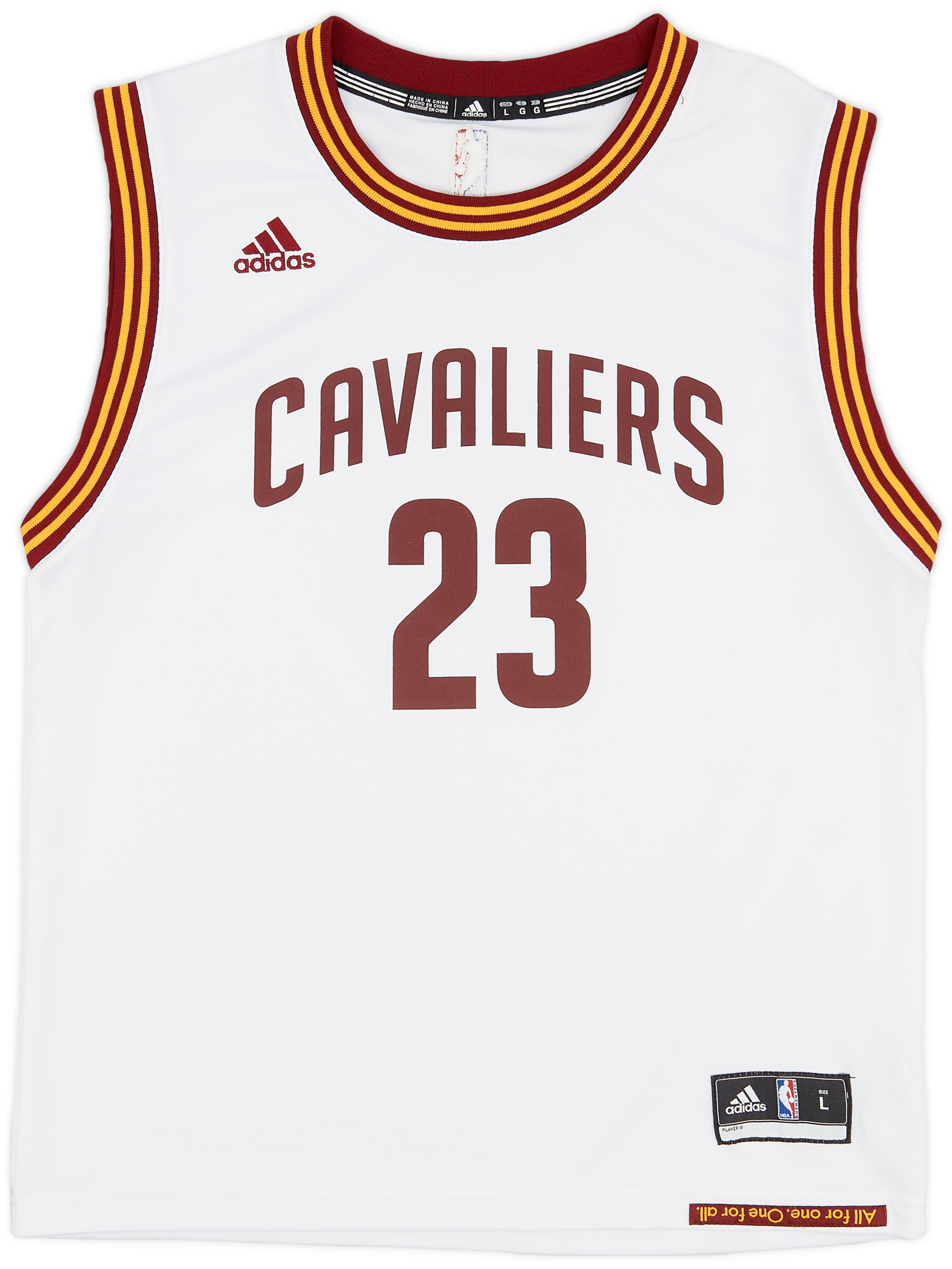 2014-17 Cleveland Cavaliers James #23 adidas Home Jersey - 7/10 - (L.Boys)