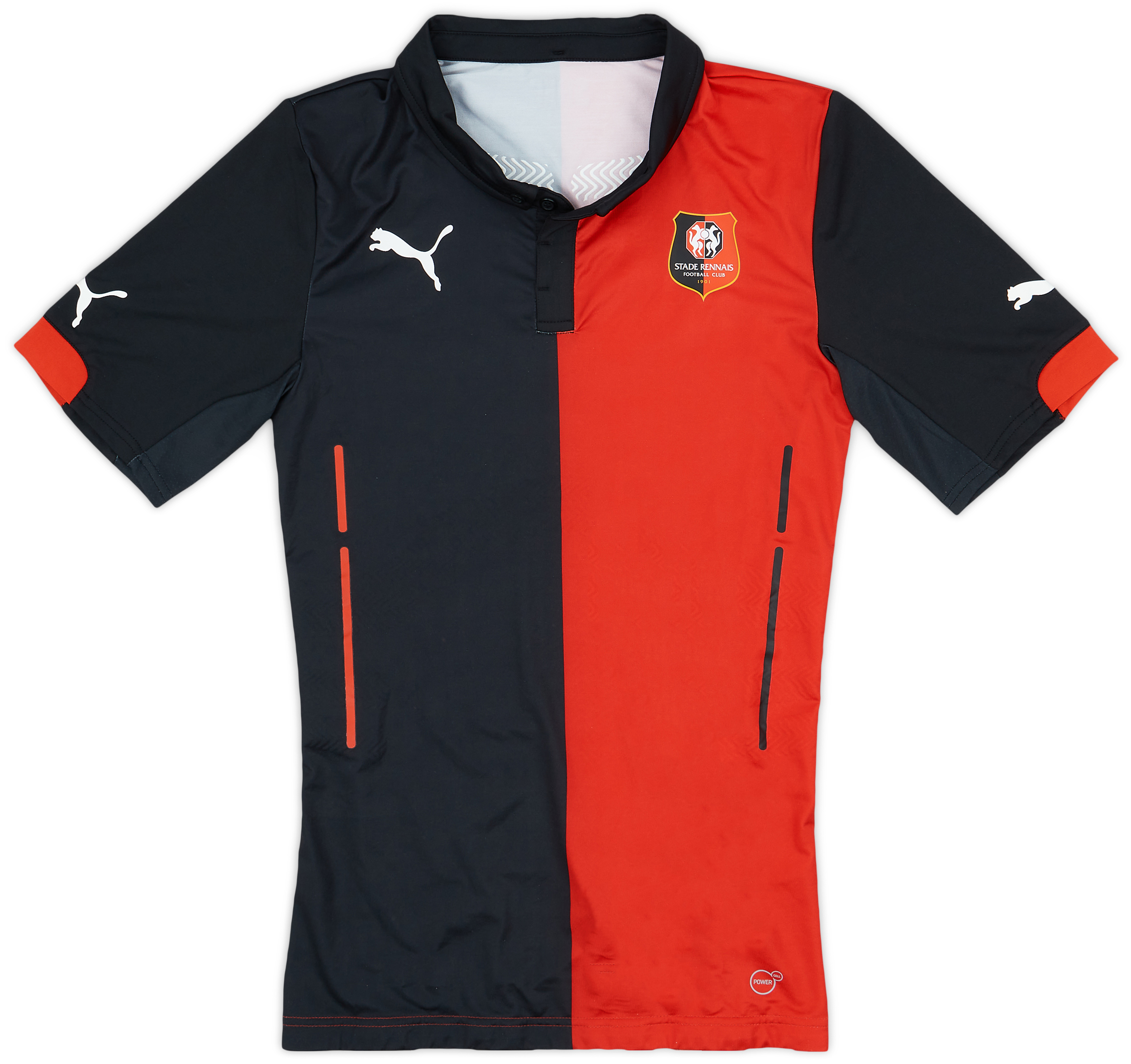 2014-15 Stade Rennais Authentic (ACTV Fit) Home Shirt - 9/10 - (M)
