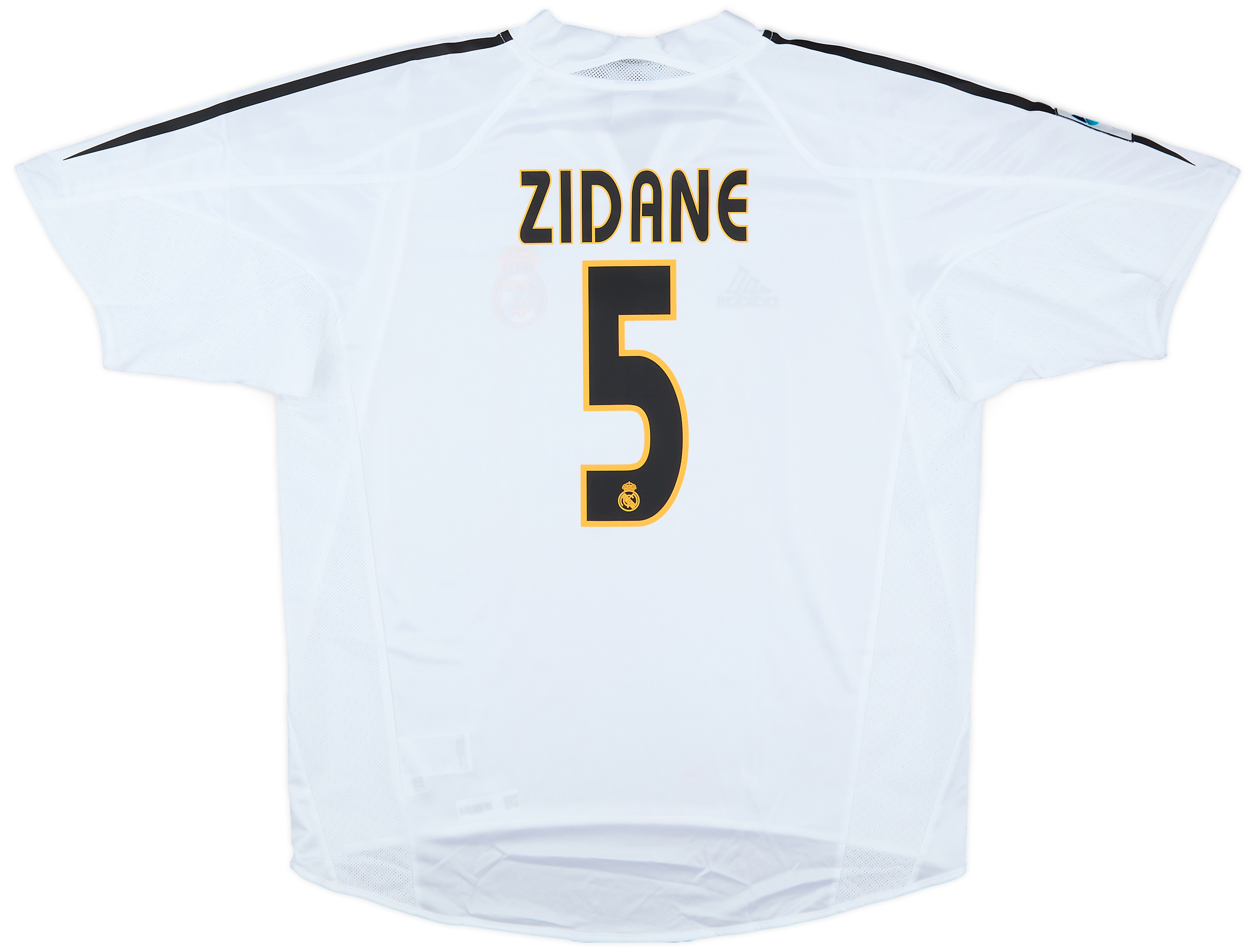 2004-05 Real Madrid Home Shirt Zidane #5 (L)