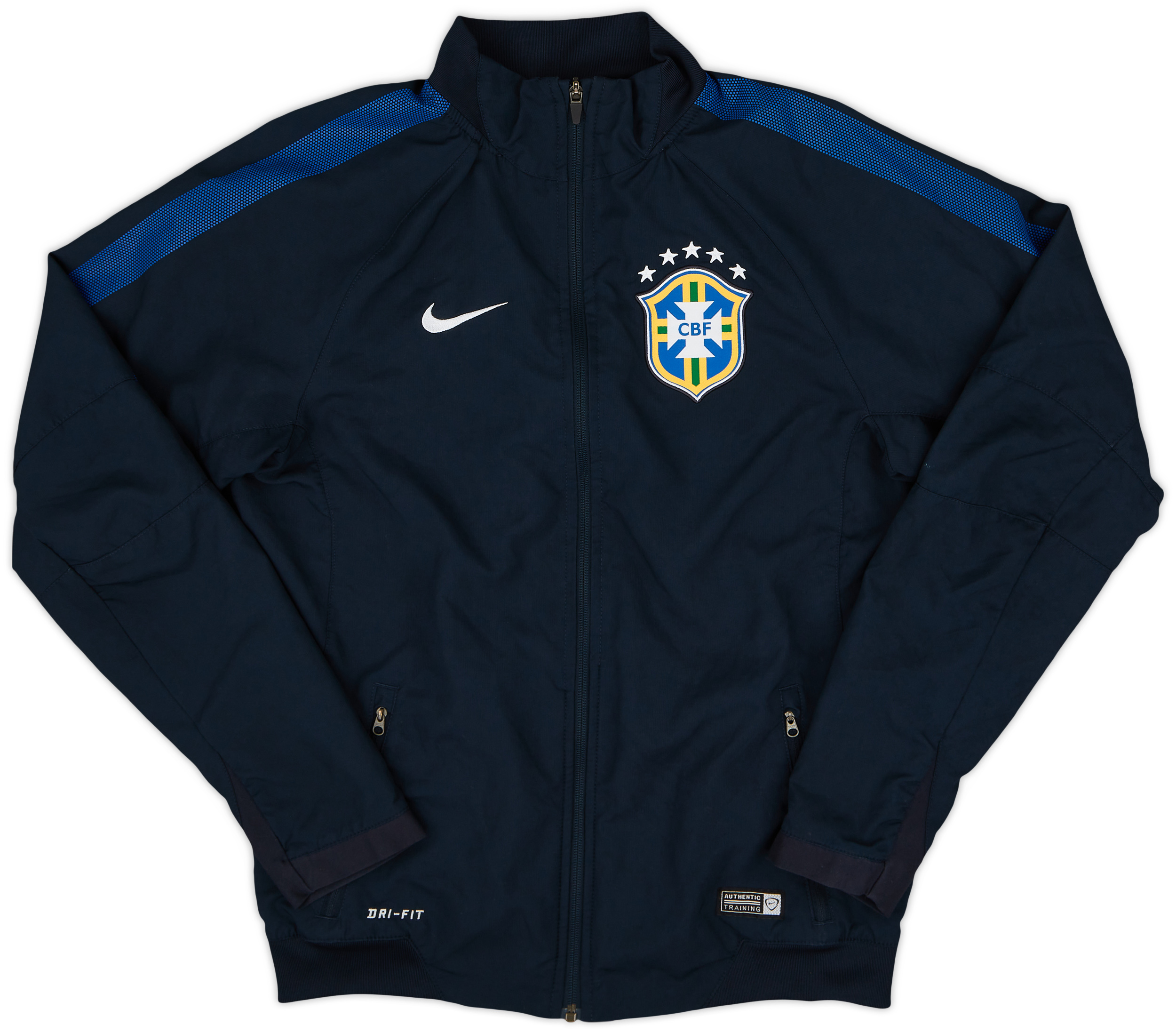 2014-15 Brazil Nike Track Jacket - 8/10 - (S)