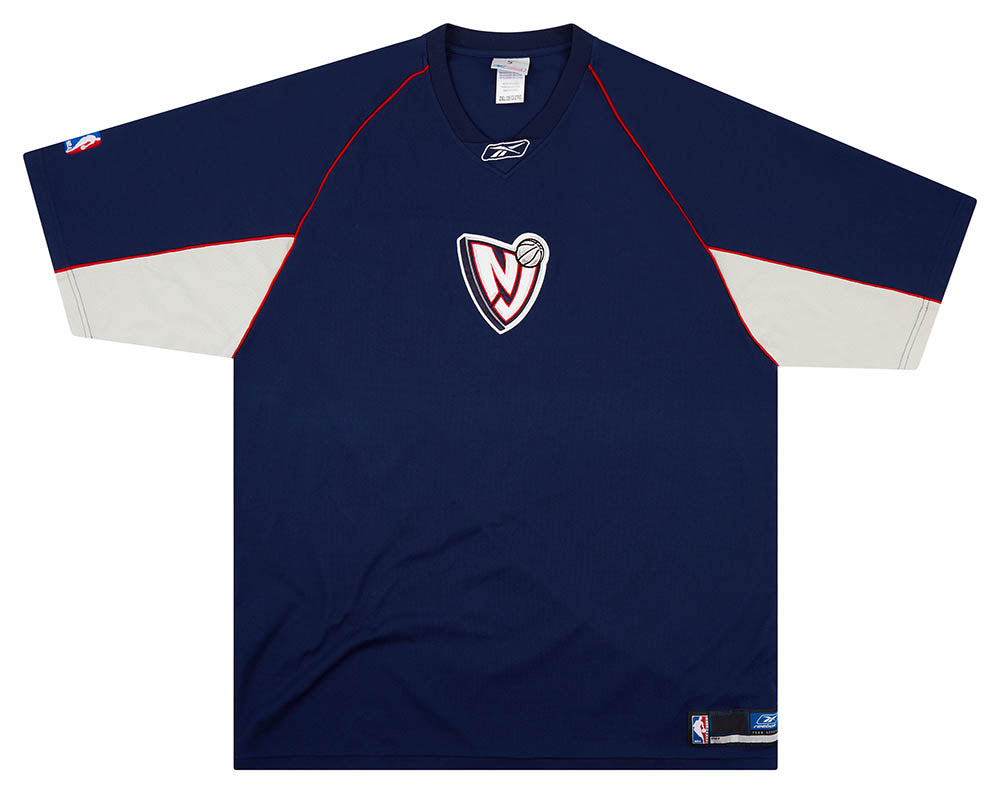 2002-04 New Jersey Nets Authentic Reebok Warm-Up Jersey XXL