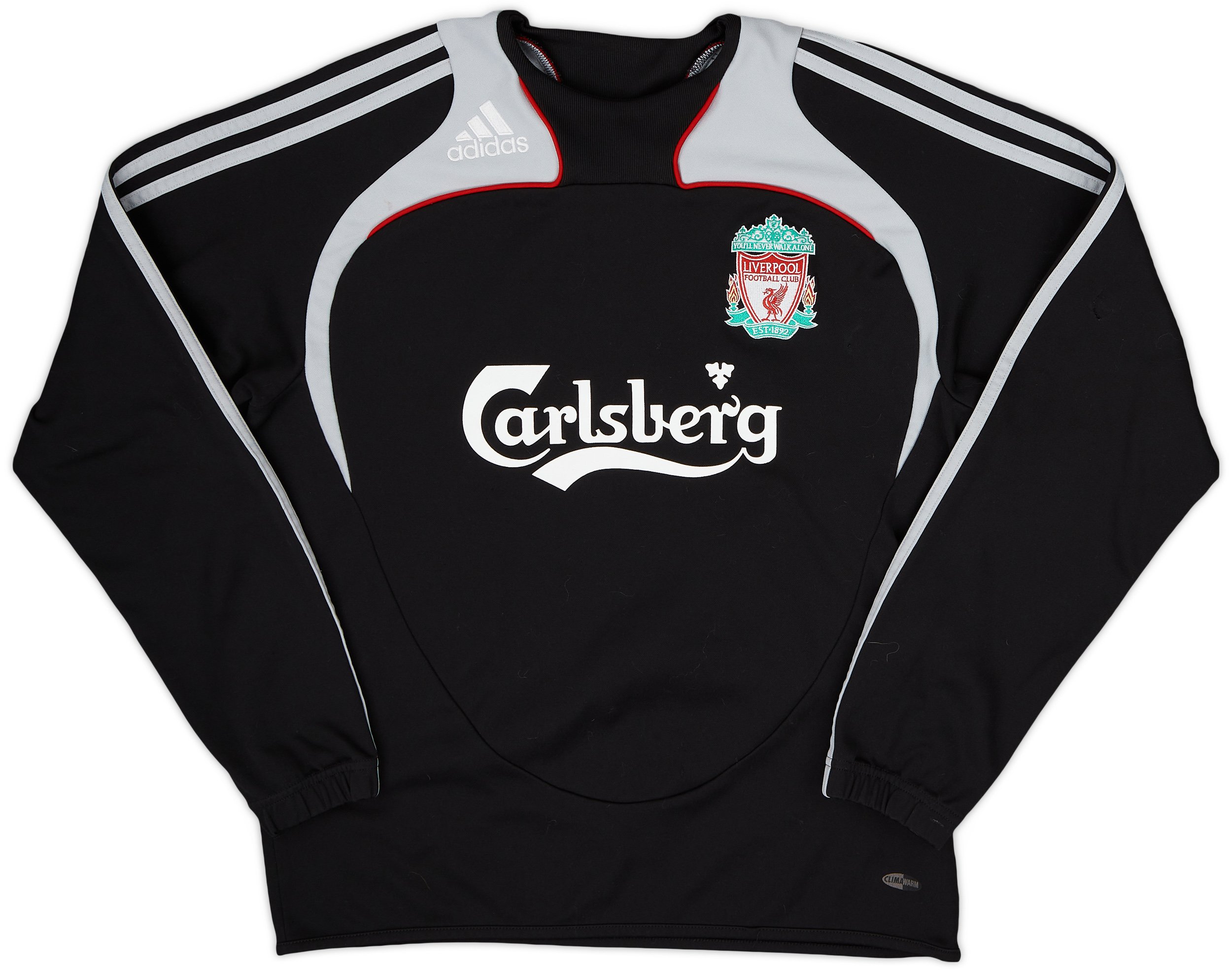 2008-09 Liverpool adidas Sweat Top - 8/10 - (S)