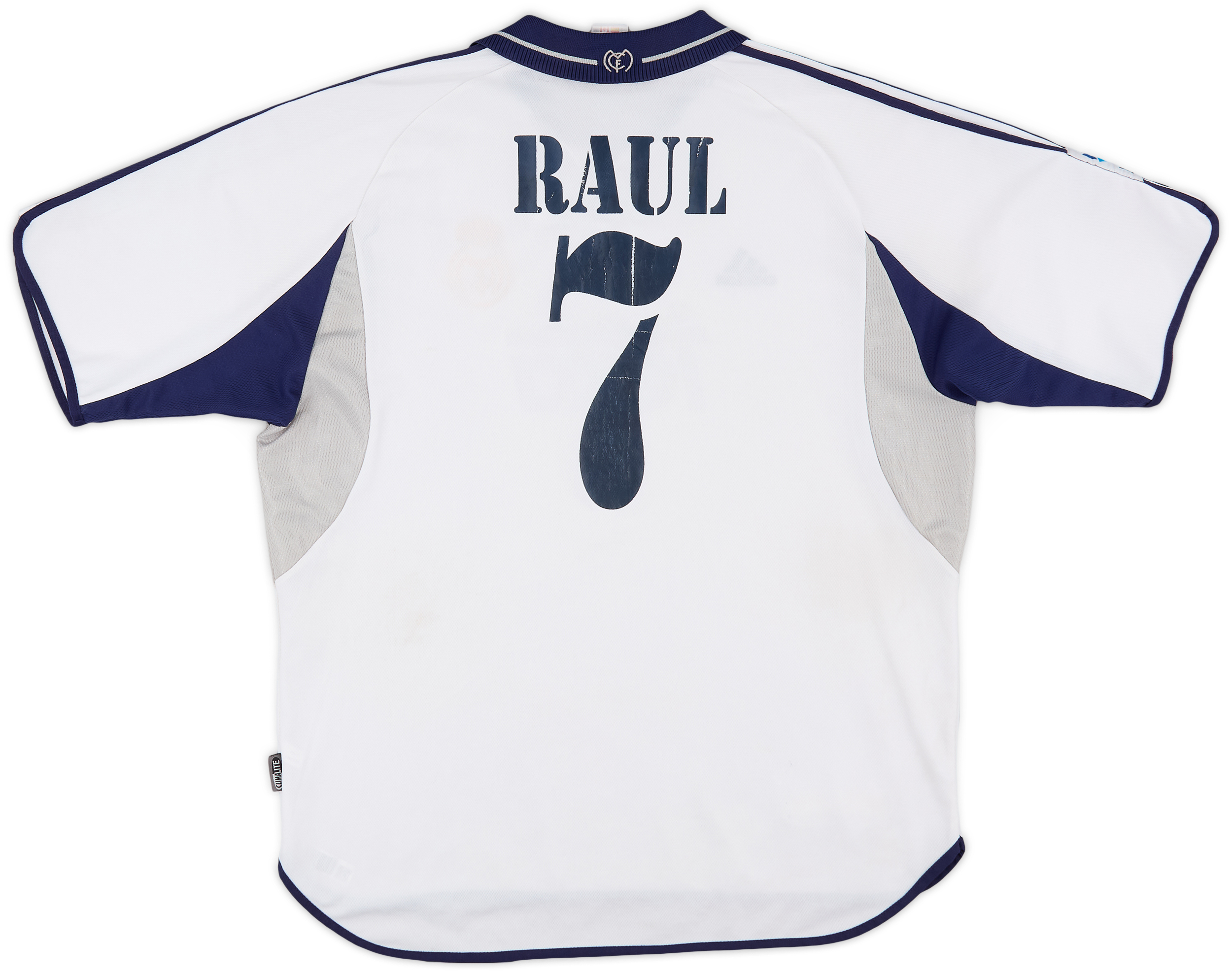2000-01 Real Madrid Home Shirt Raul #7 - 4/10 - (L)