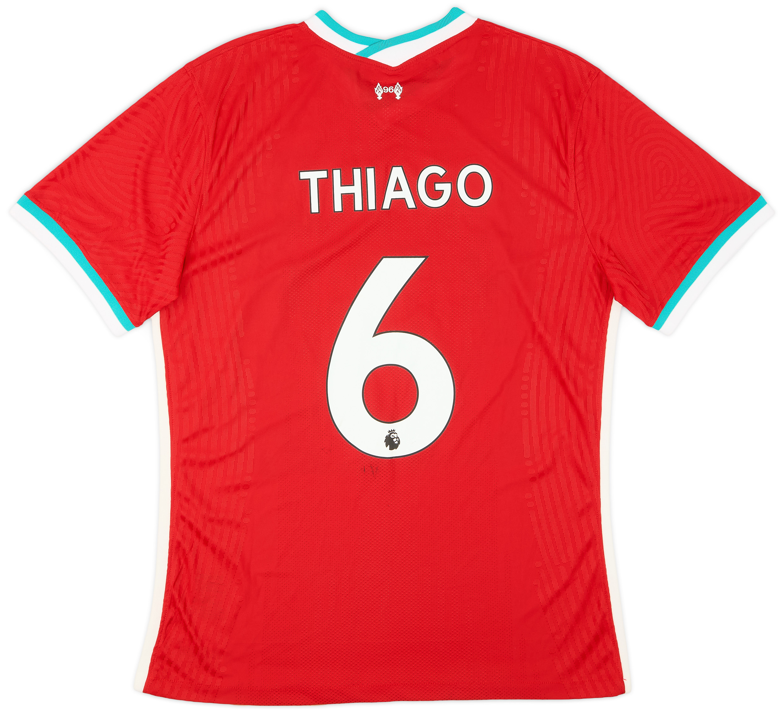 2020-21 Liverpool Authentic Home Shirt Thiago #6 - 8/10 - (XXL)