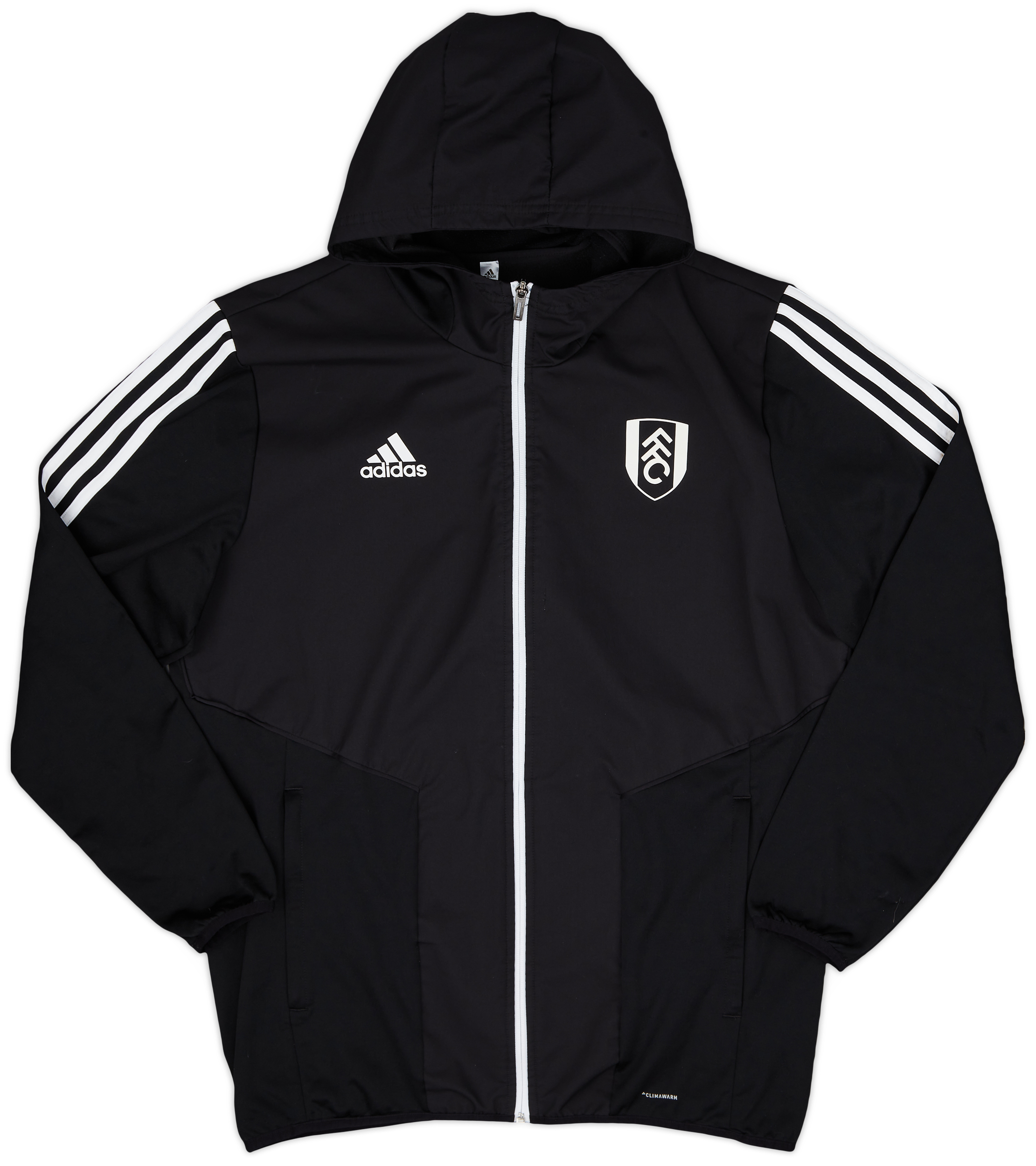 2019-20 Fulham adidas Hooded Track Jacket - 8/10 - (L)
