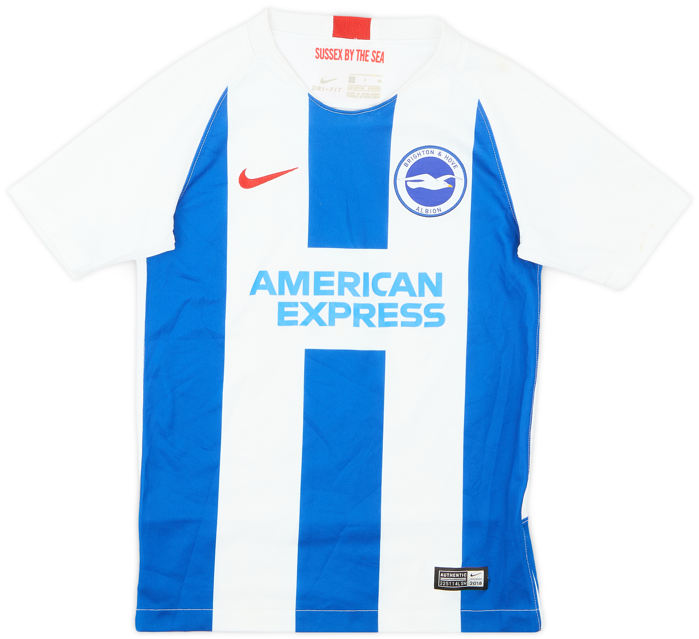 2018-19 Brighton Home Shirt - 7/10 - (S.Boys)