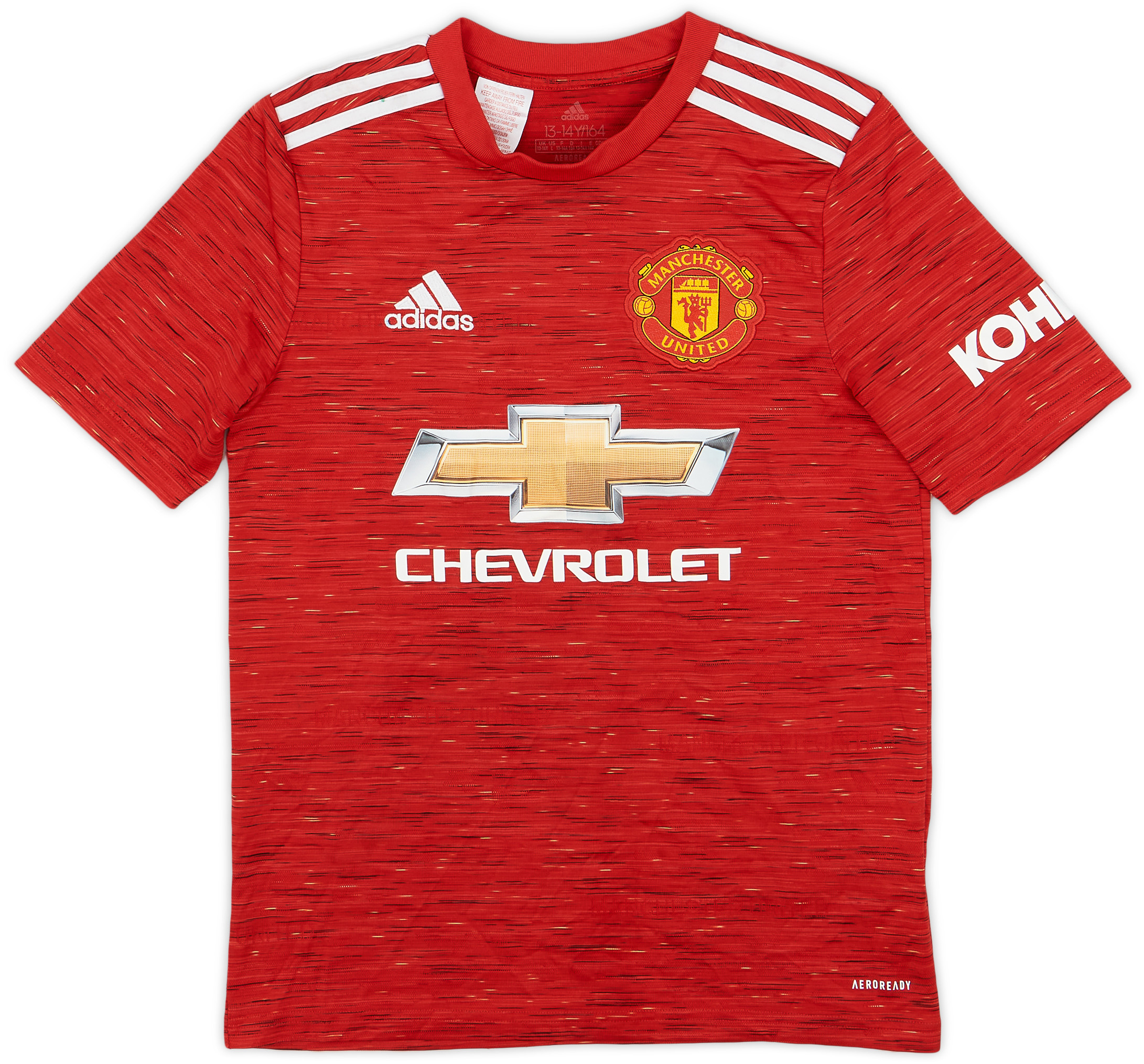 2020-21 Manchester United Home Shirt - 9/10 - (L.Boys)