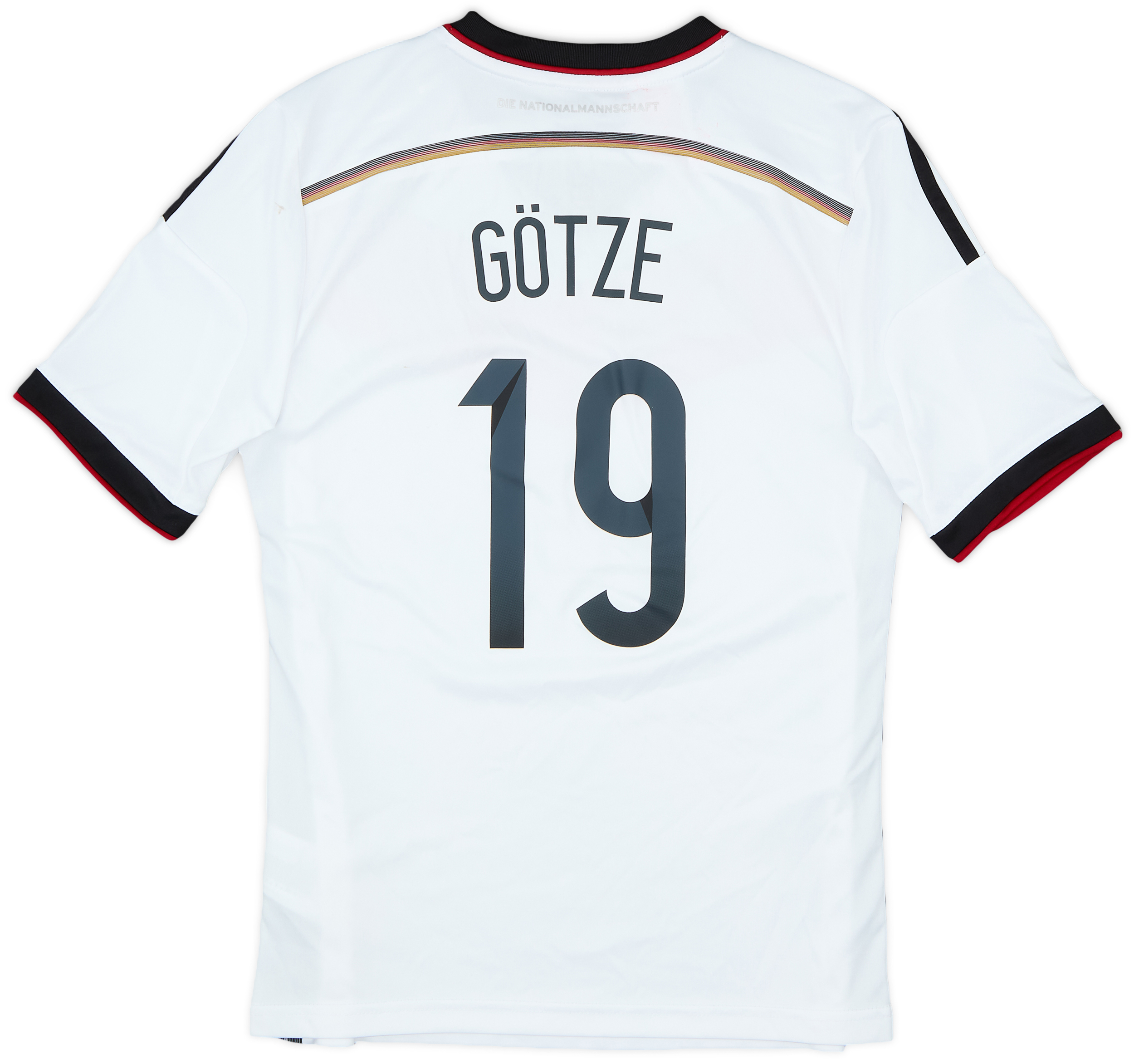 2014-15 Germany Home Shirt Gotze #19 - 5/10 - (L.Boys)