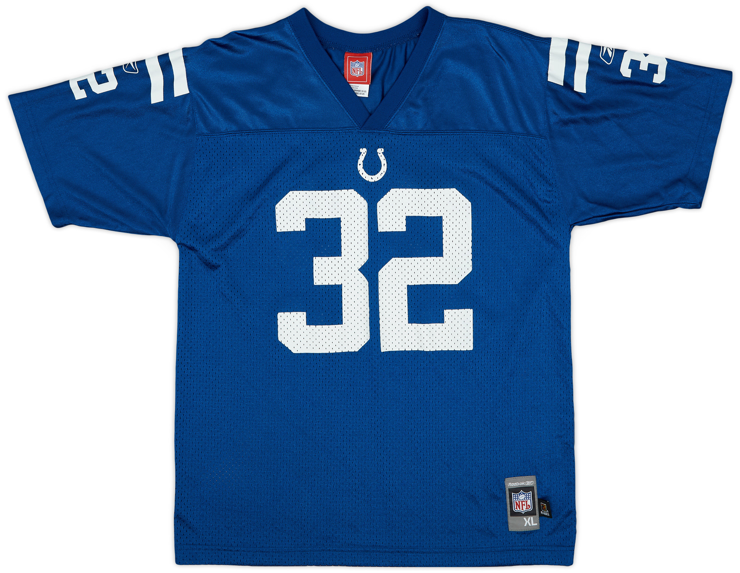 2005 Indianapolis Colts James #32 Reebok Replica Home Jersey - 9/10 - (XL.Boys)