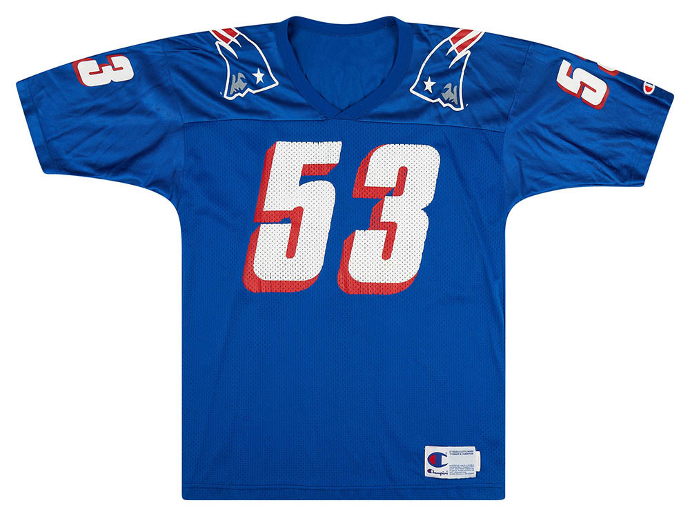 1995-99 New England Patriots Slade #53 Champion Jersey (Home) L