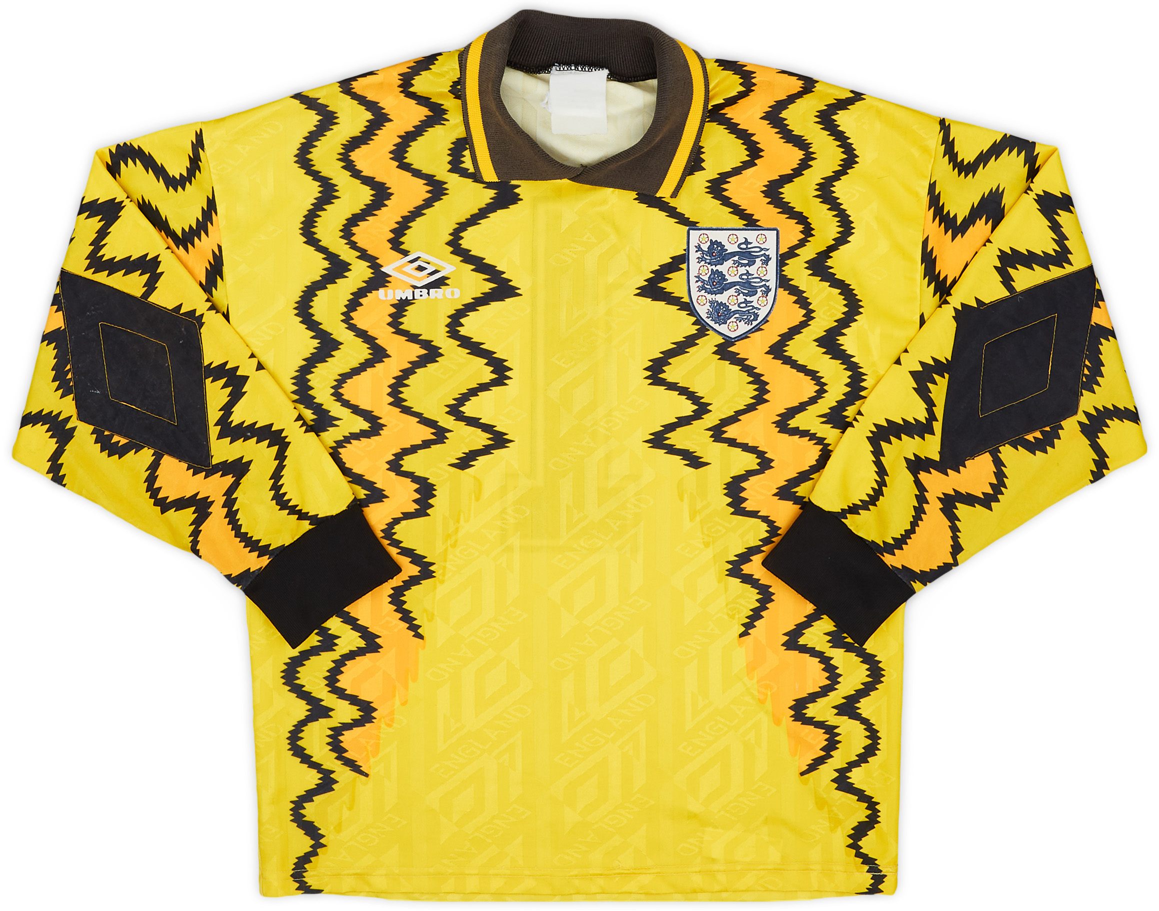 1992-94 England GK Shirt #1 - 6/10 - (XL.Boys)