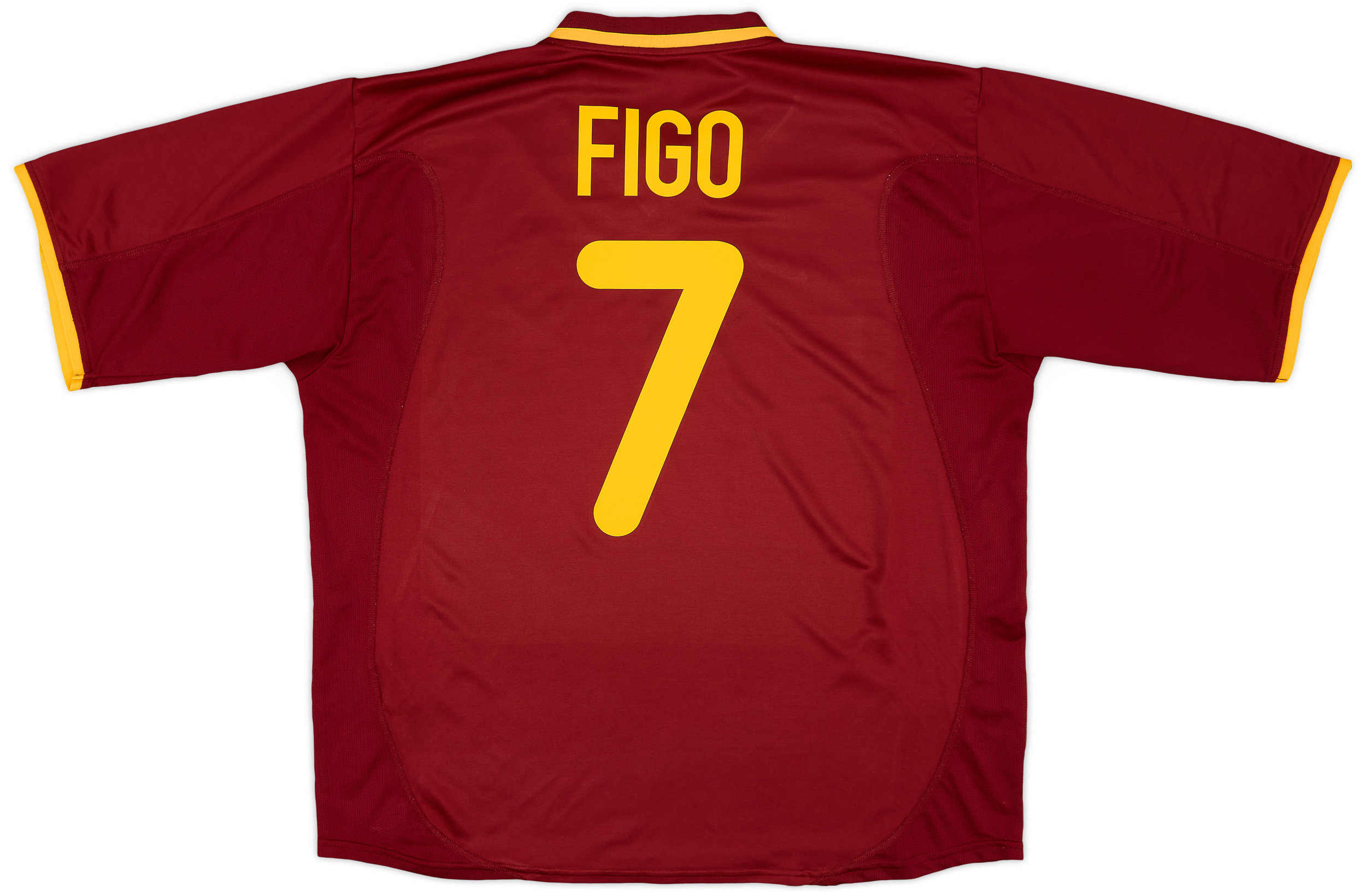 2000-02 Portugal Home Shirt Figo #7 - 8/10 - (XL)