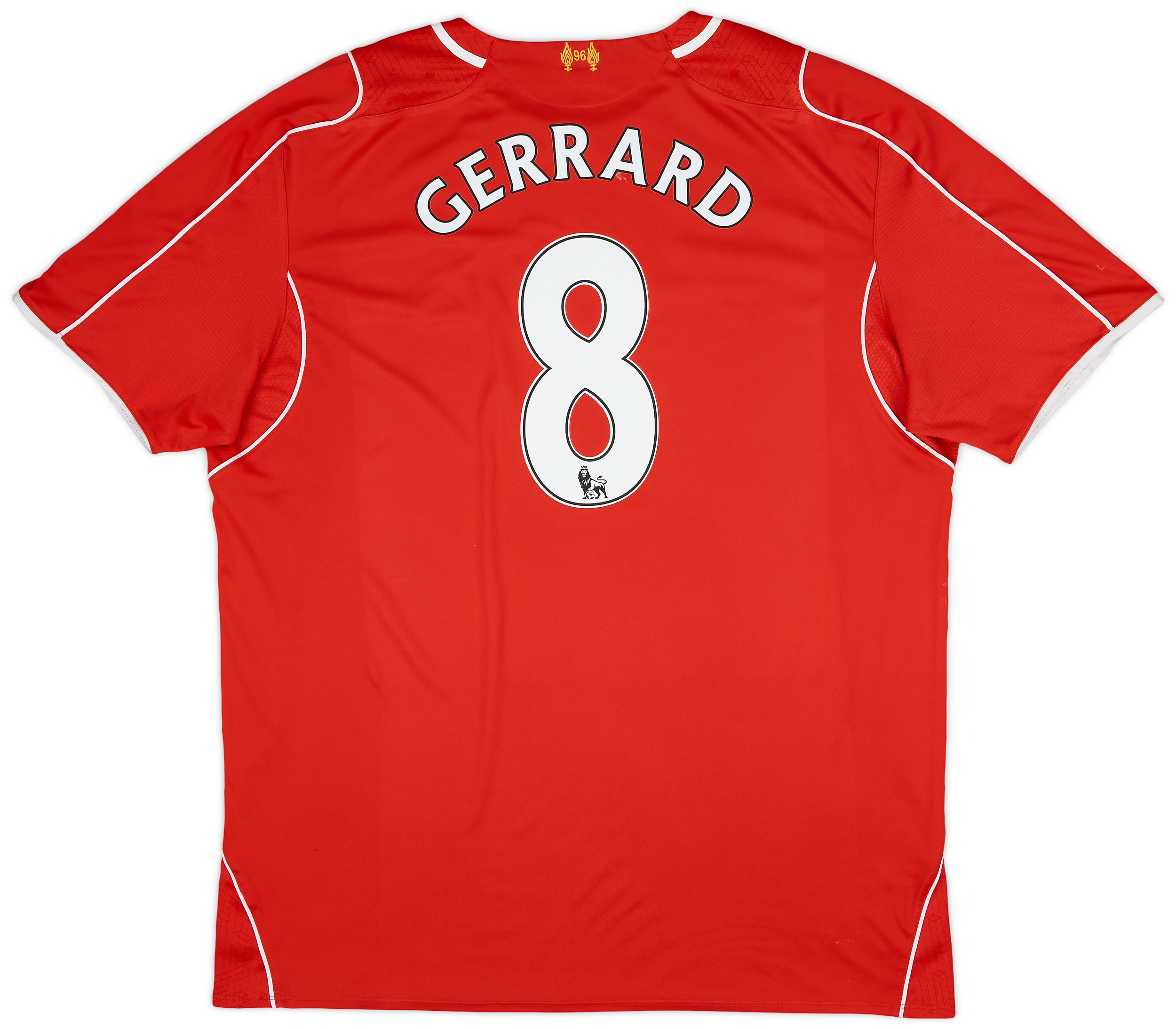 2014-15 Liverpool Home Shirt Gerrard #8 - 6/10 - (3XL)