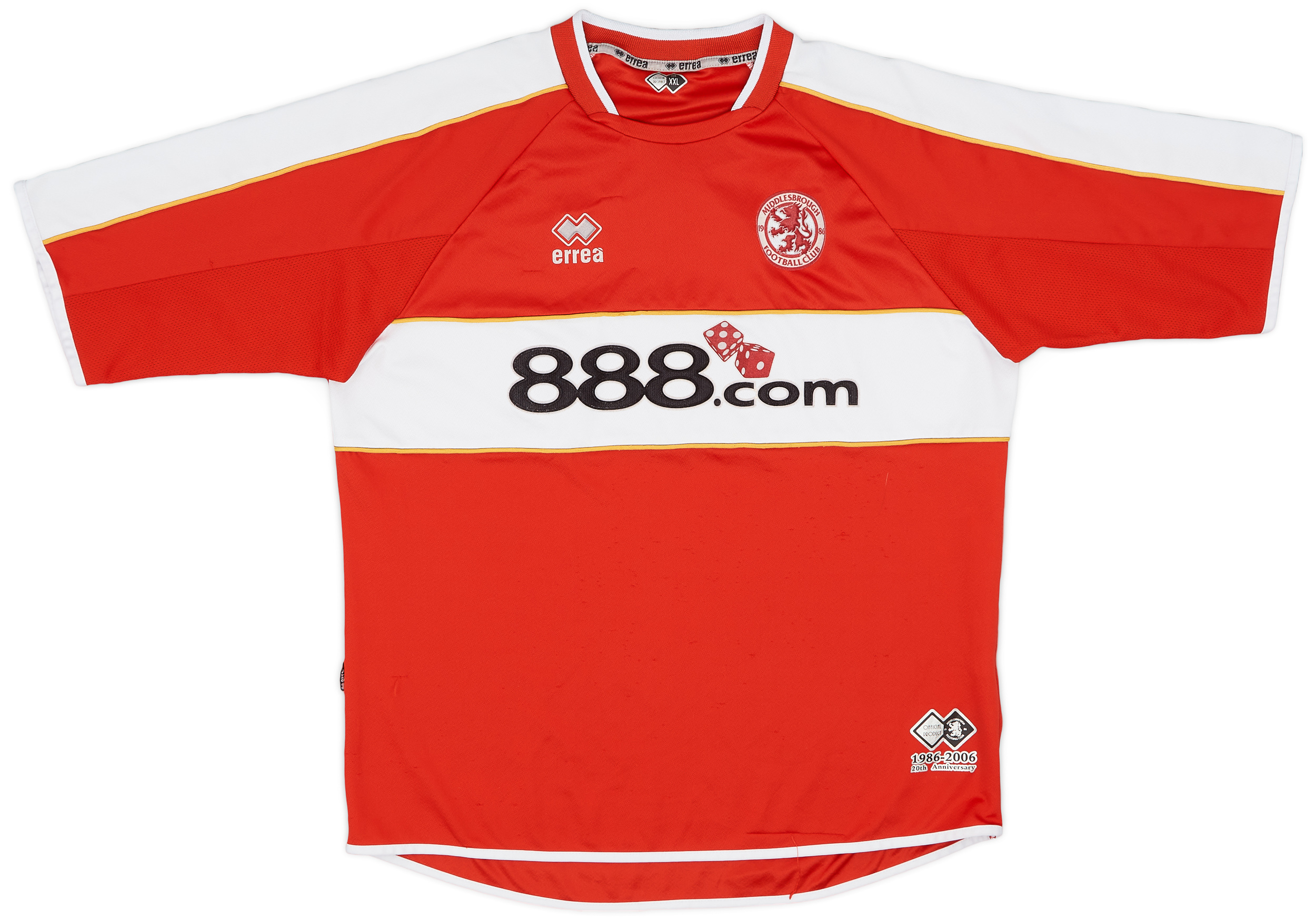 2006-07 Middlesbrough Home Shirt - 6/10 - (XXL)