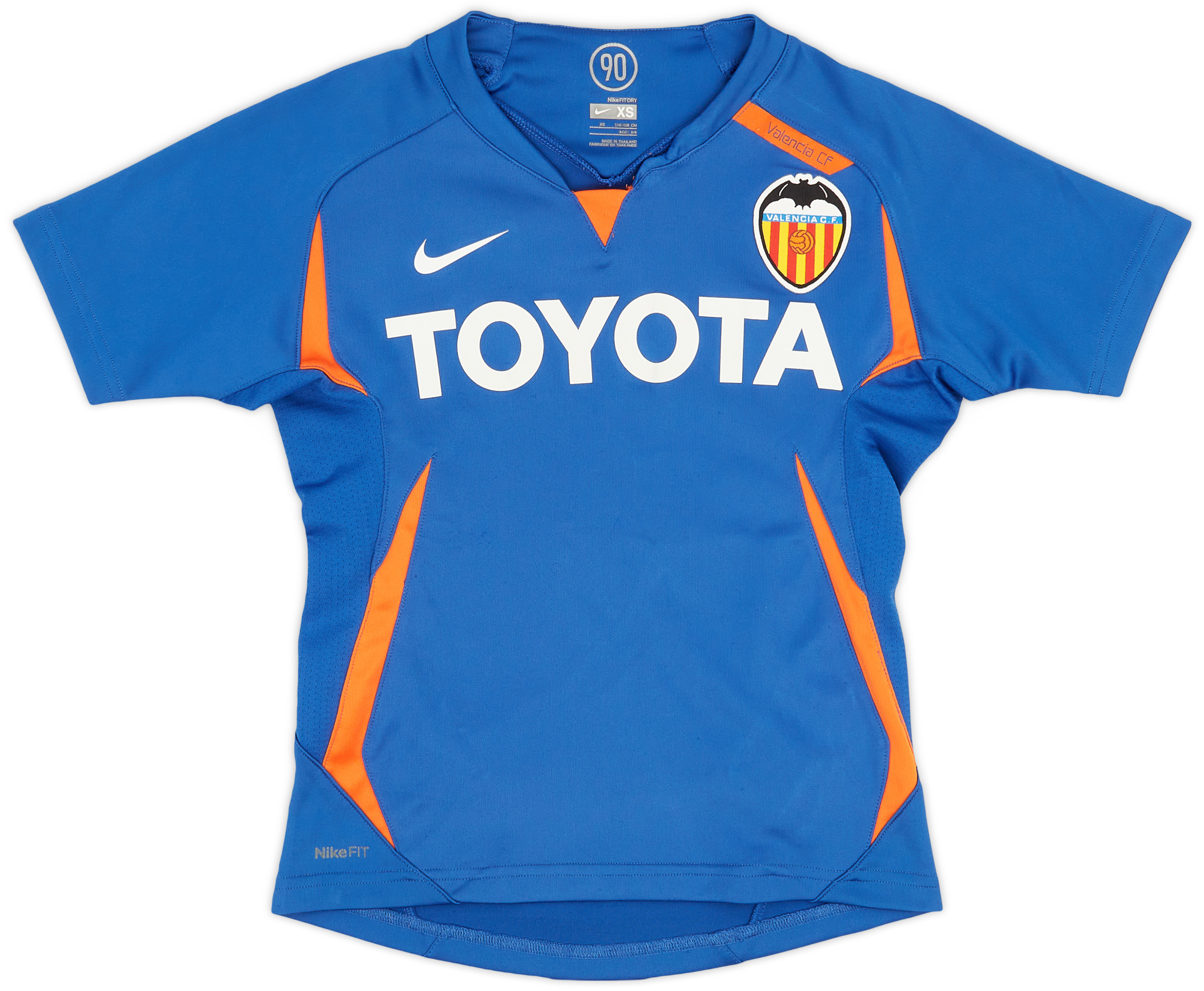 2007-08 Valencia Nike Training Shirt - 9/10 - (6-8Y)