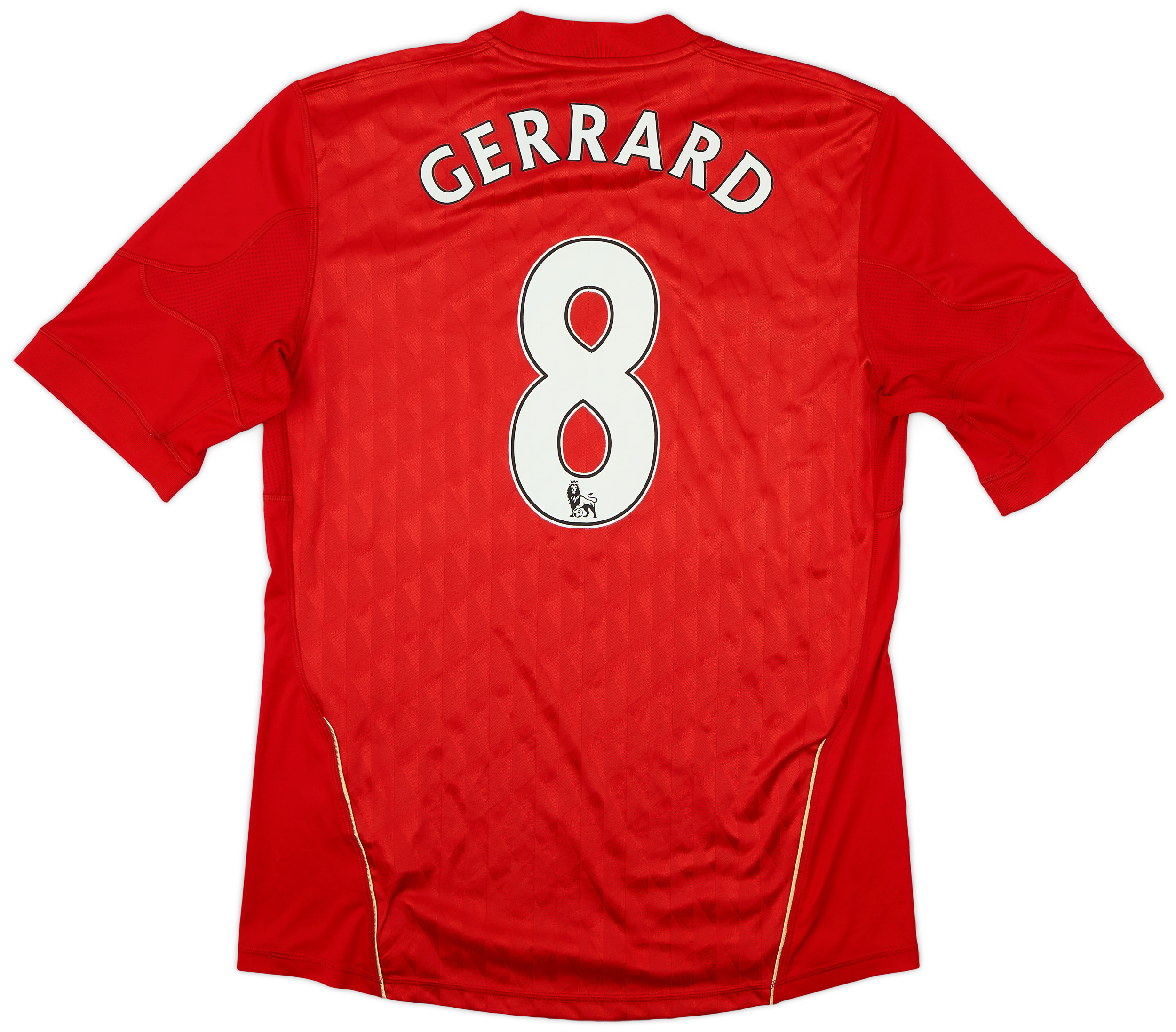 2010-12 Liverpool Home Shirt Gerrard #8 - 6/10 - (M)