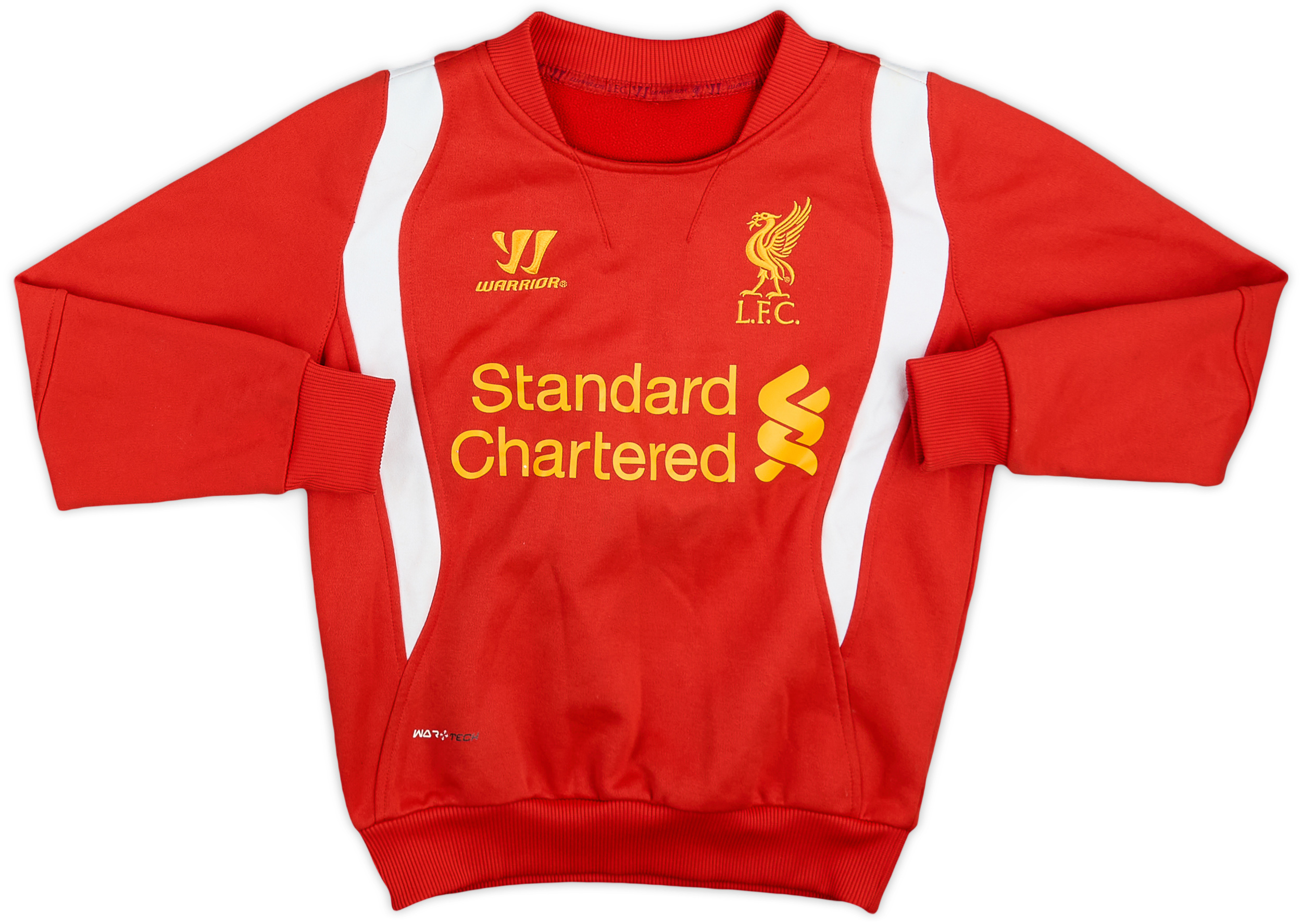 2012-13 Liverpool Warrior Sweat Top - 8/10 - (M.Boys)