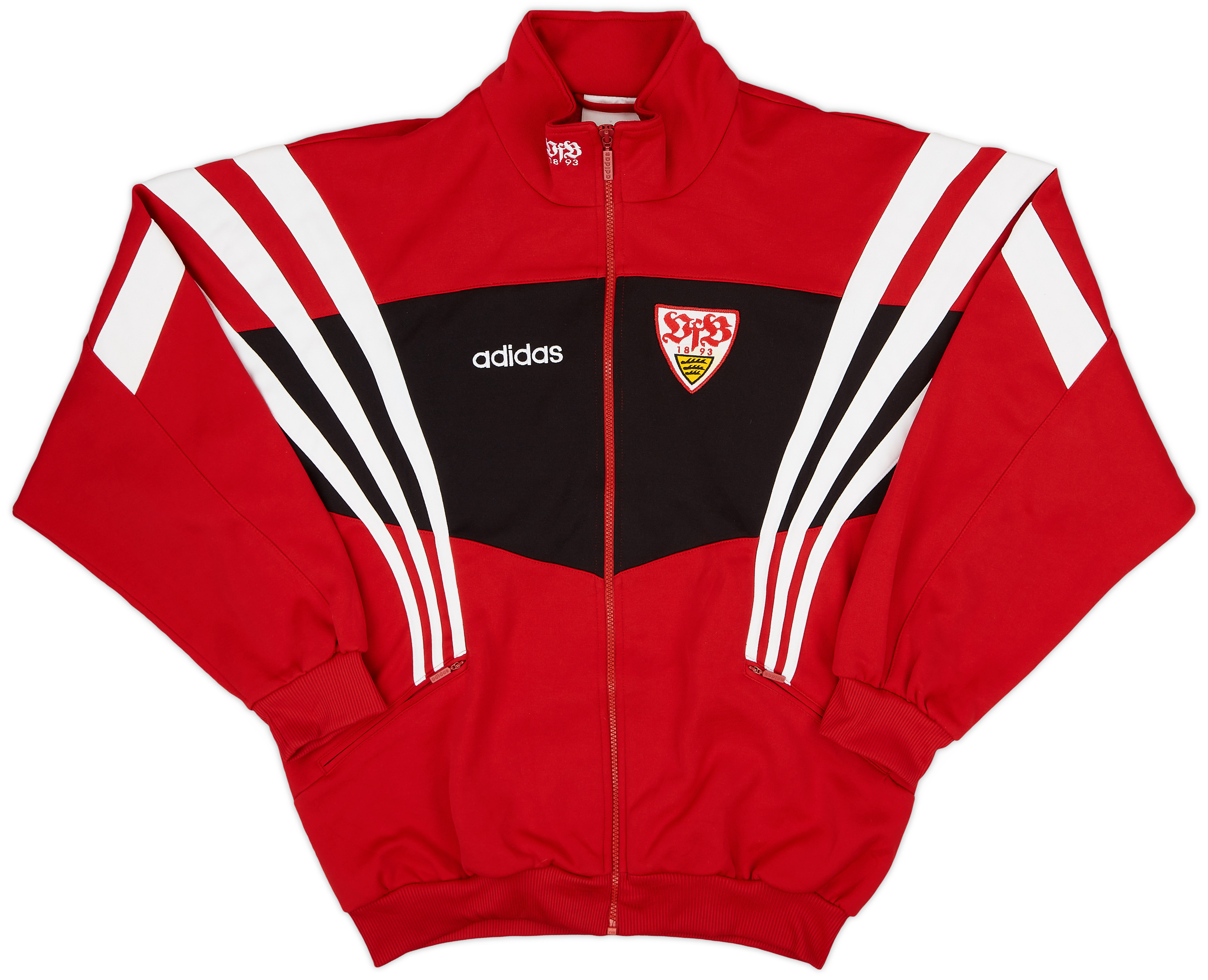 1997-98 Stuttgart adidas Track Jacket - 8/10 - (L/XL)
