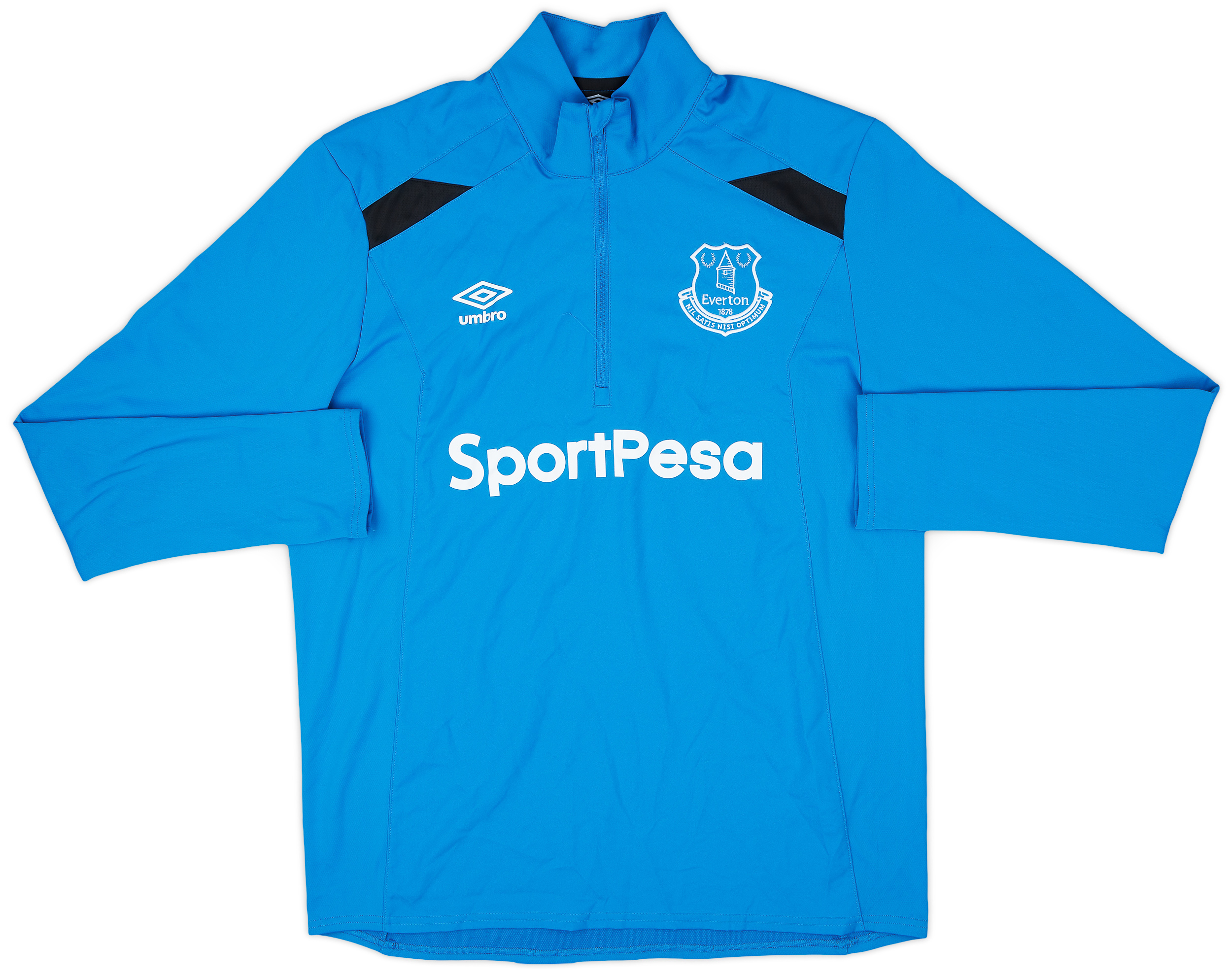 2018-19 Everton Umbro 1/4 Zip Training Top - 8/10 - (L)