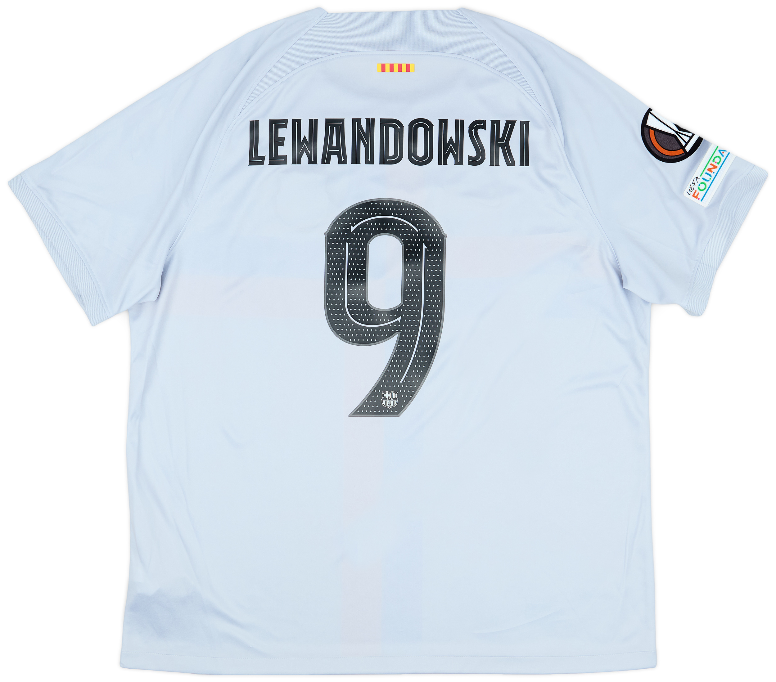 2022-23 Barcelona Third Shirt Lewandowski #9 - 9/10 - (XXL)