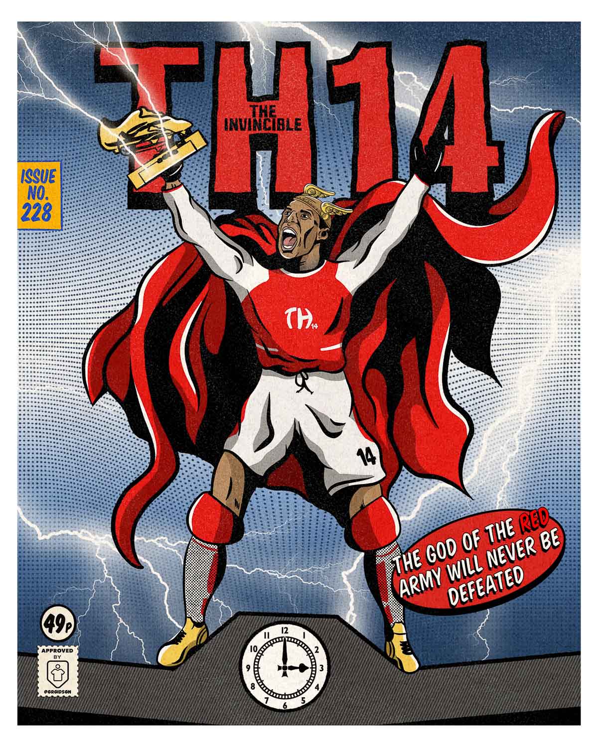 Thierry Henry trikot - Retro und Vintage - Ein Stück Fußballgeschichte