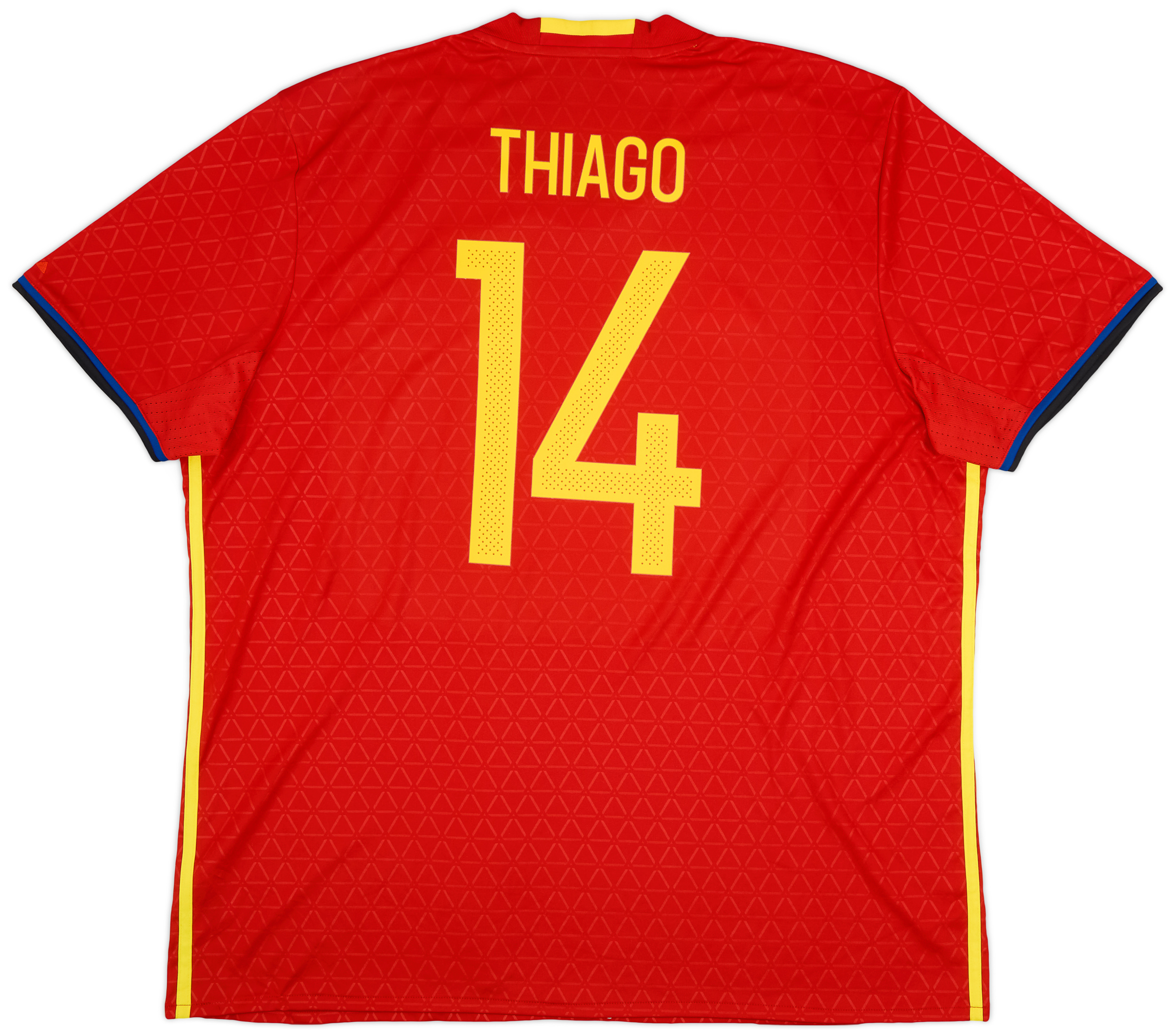 2016-17 Spain Home Shirt Thiago #14 - 6/10 - (XXL)