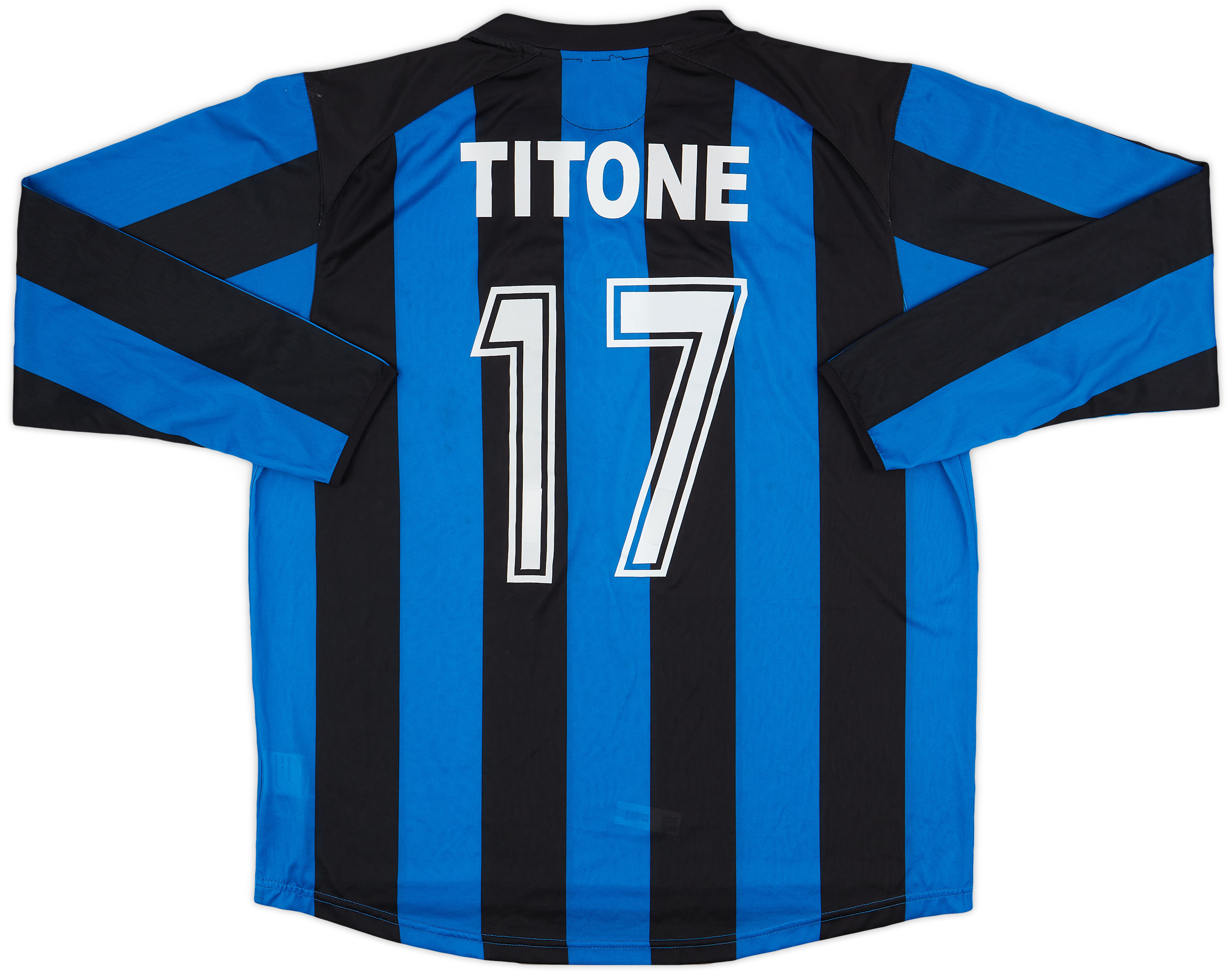 2007-08 Pisa Home L/S Shirt Titone #17 - 5/10 - (M)