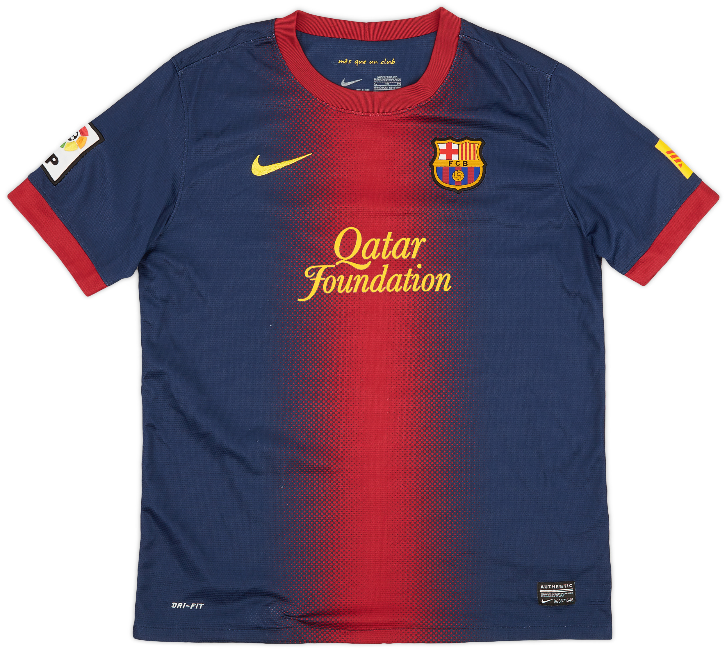 2012-13 Barcelona Home Shirt - 7/10 - (XL.Boys)