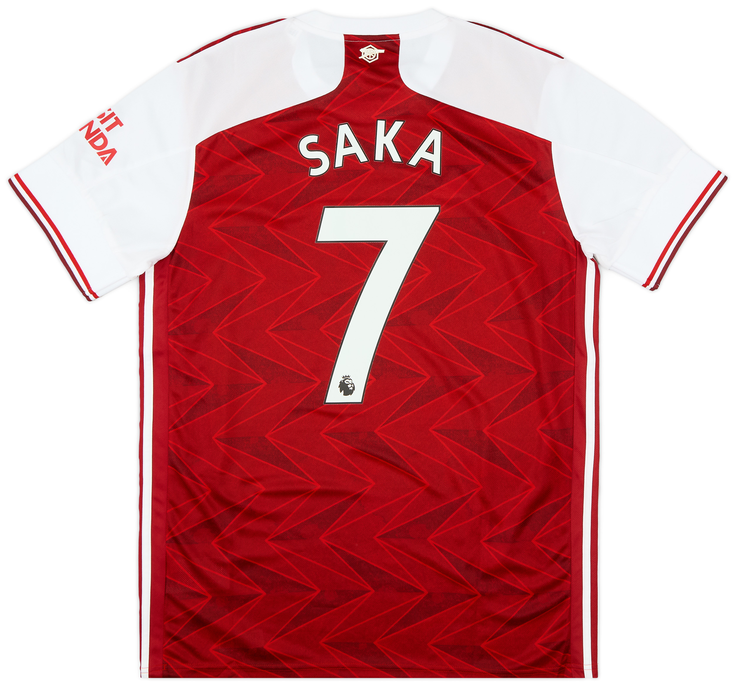2020-21 Arsenal Home Shirt Saka #7 (L)