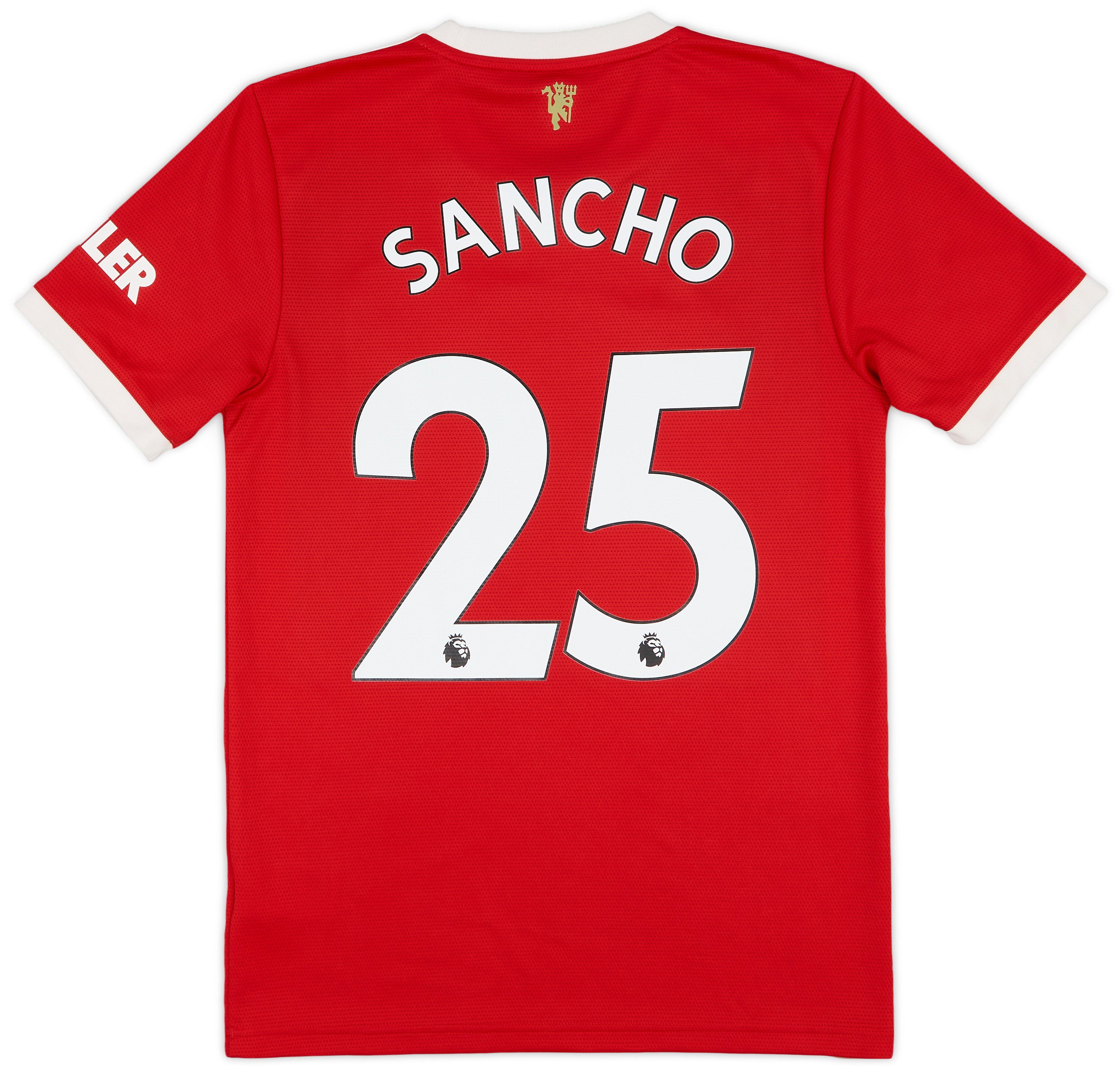 2021-22 Manchester United Home Shirt Sancho #25 - 9/10 - (S)