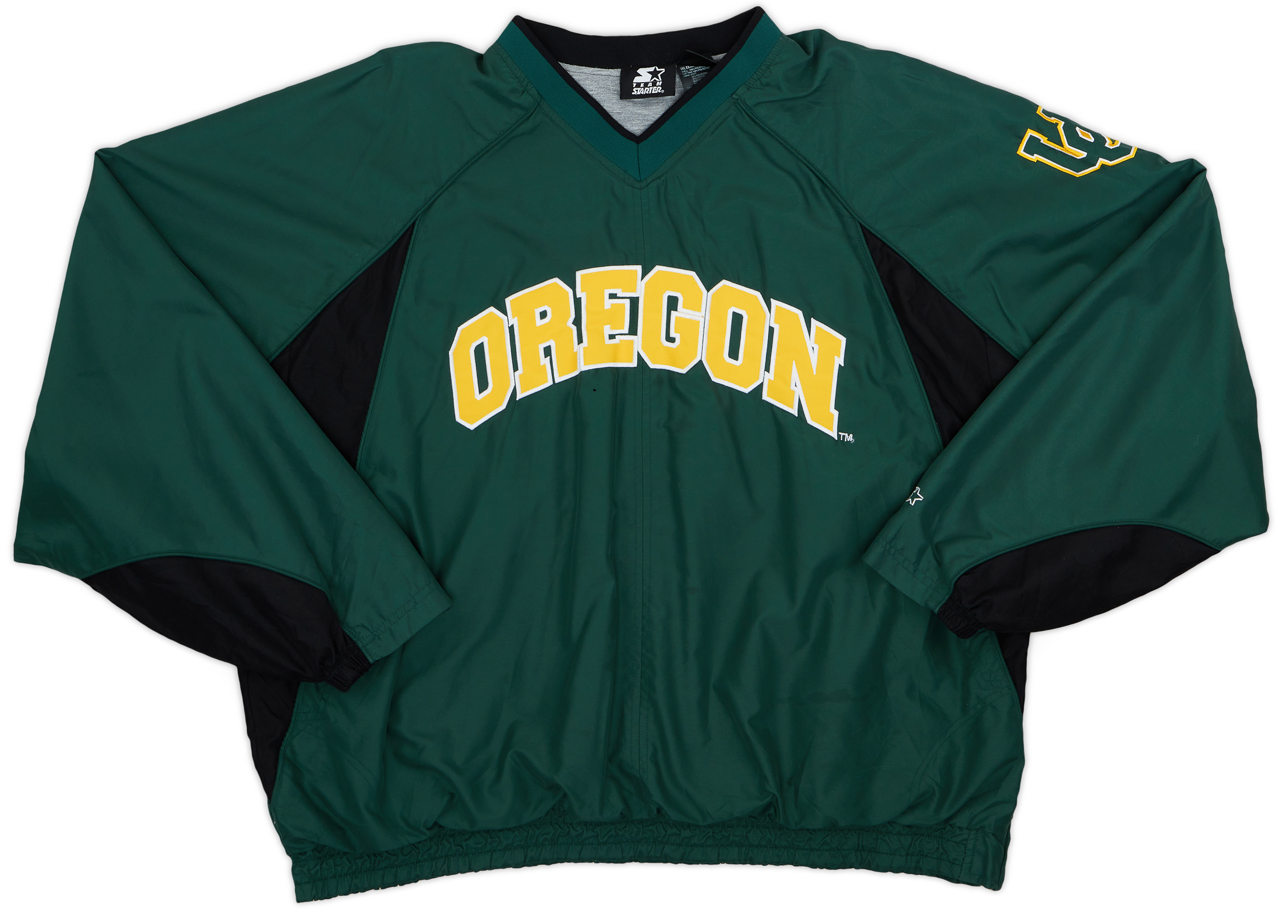 1990s Oregon Ducks Starter Pullover Windbreaker Jacket - 6/10 - (XXL)