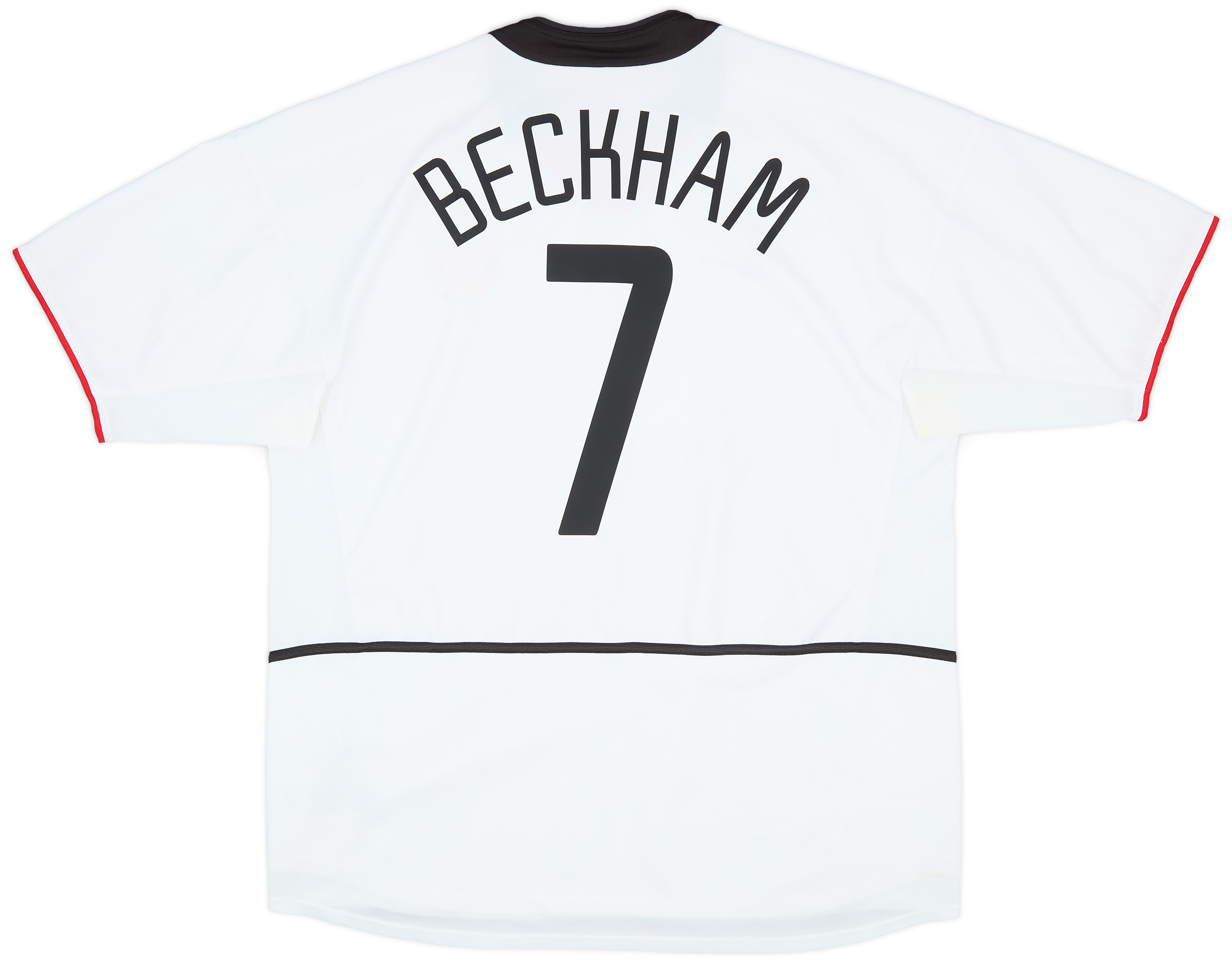 2002-03 Manchester United Away Shirt Beckham #7 - 7/10 - (XL)