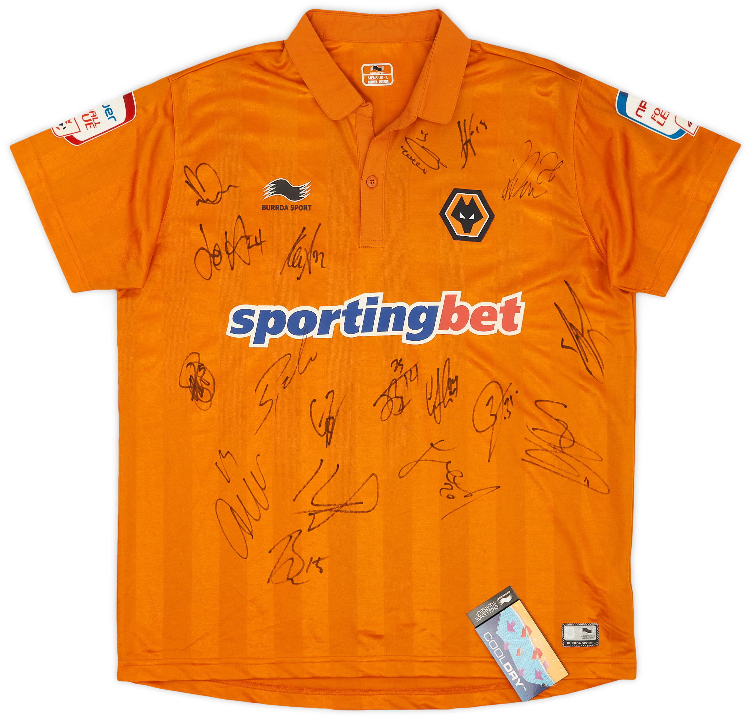 2012-13 Wolves Signed Home Shirt (L)