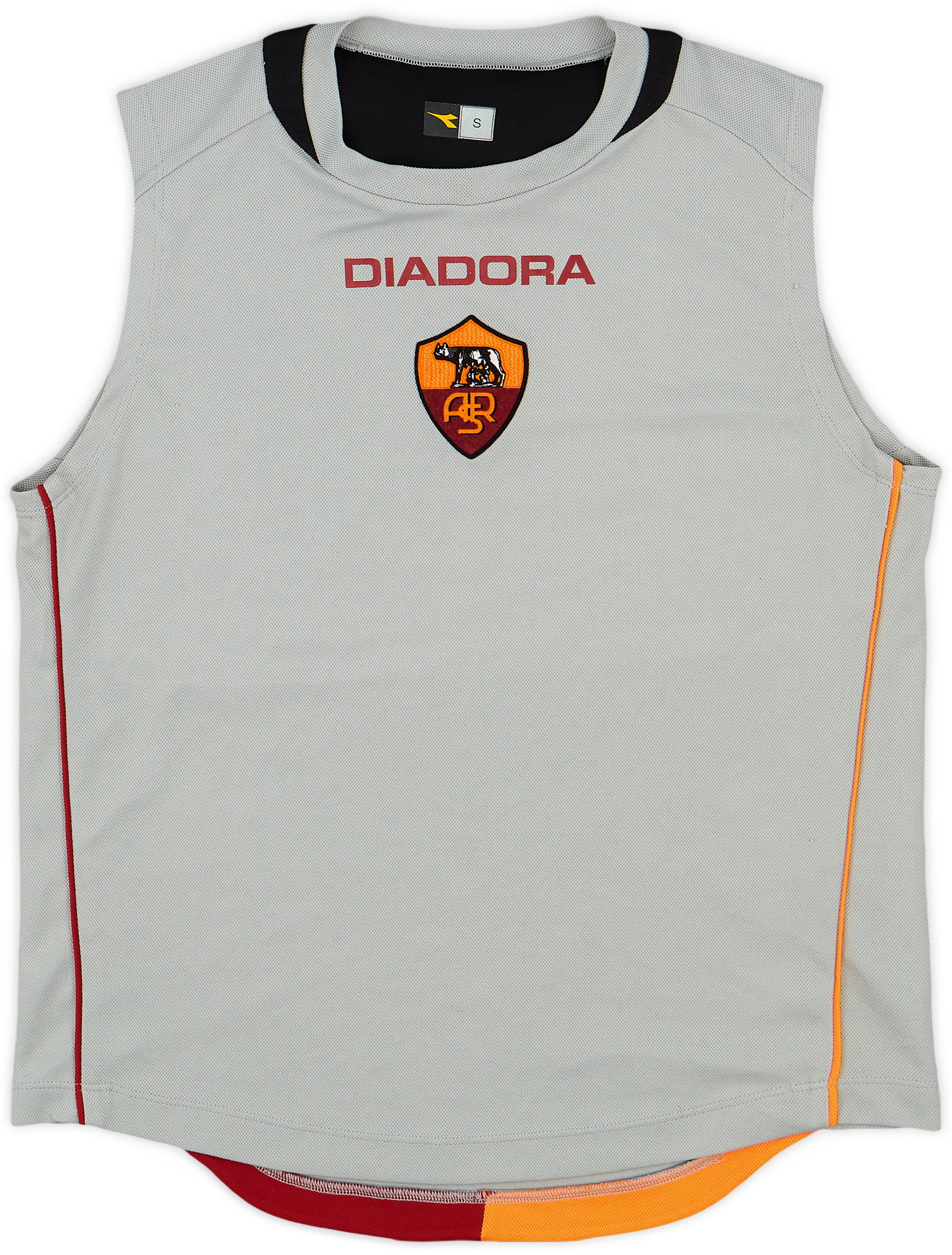 2006-07 Roma Diadora Training Vest - 8/10 - (S)