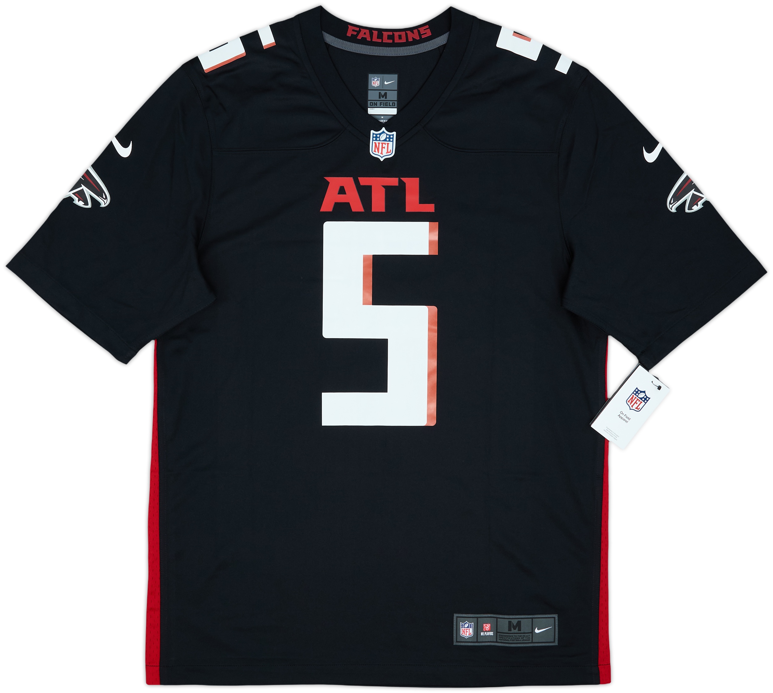 2022-25 Atlanta Falcons London #5 Nike Game Home Jersey (M)