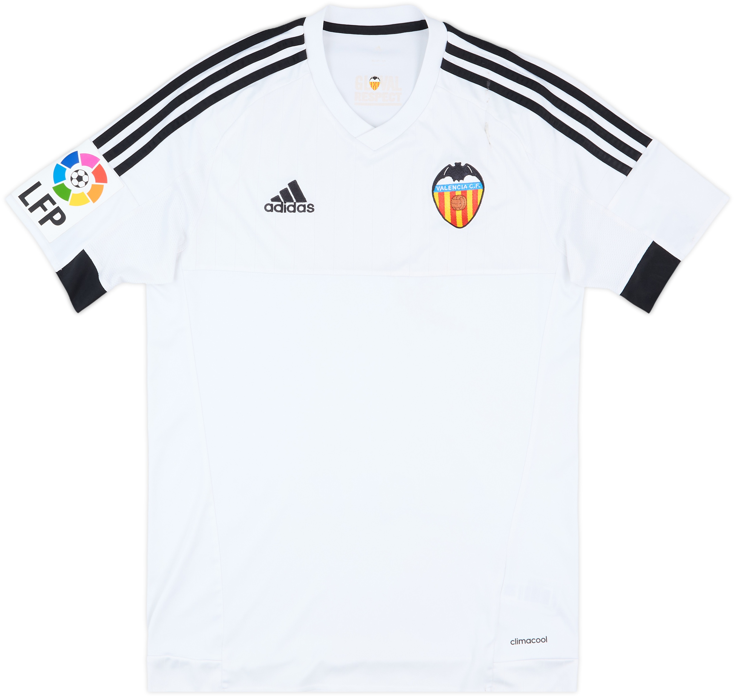2015-16 Valencia Home Shirt - 5/10 - (S)