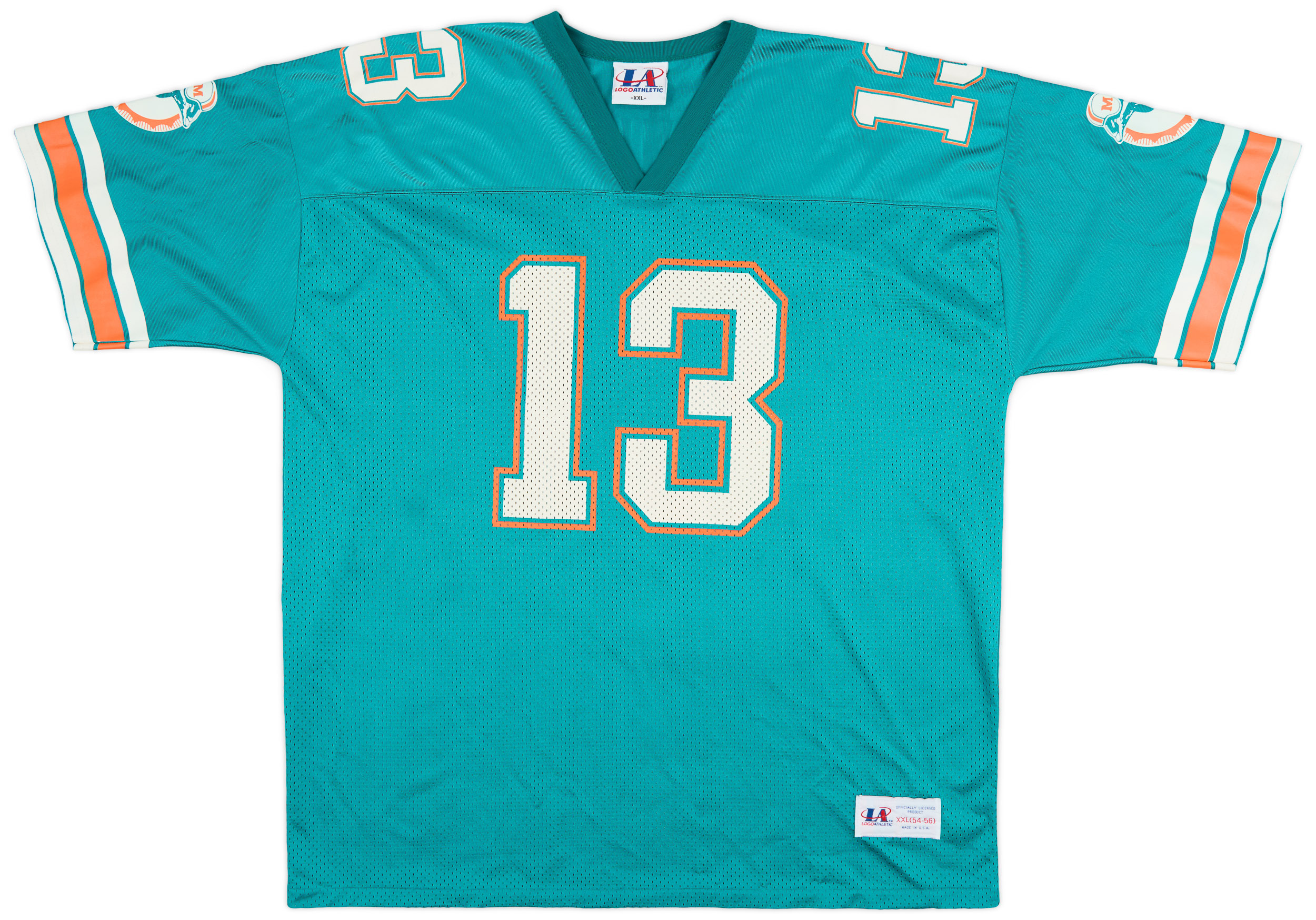 1996 Miami Dolphins Marino #13 Logo Athletic Home Jersey (Excellent) XXL