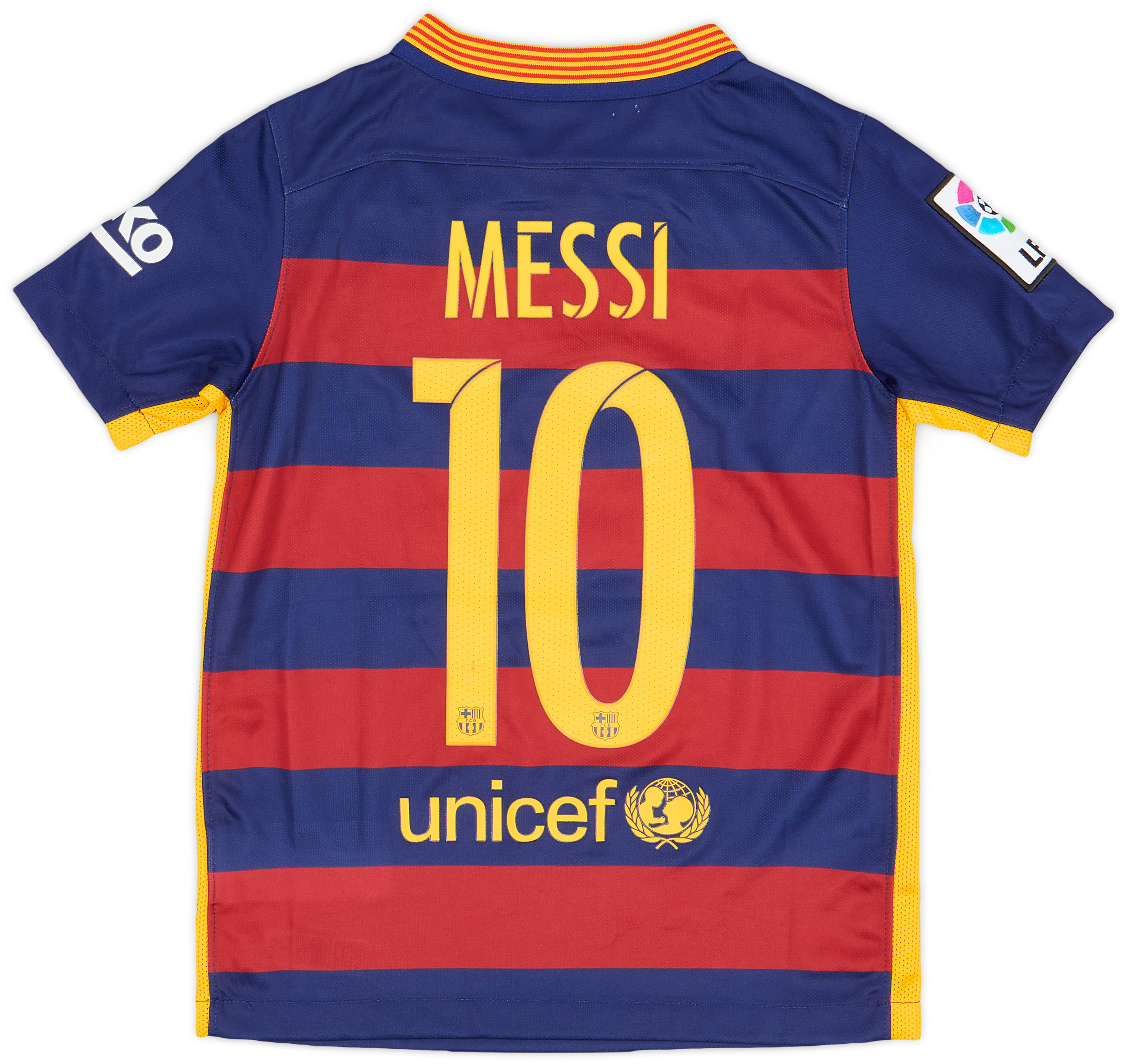 2015-16 Barcelona Home Shirt Messi #10 - 9/10 - (XS.Boys)