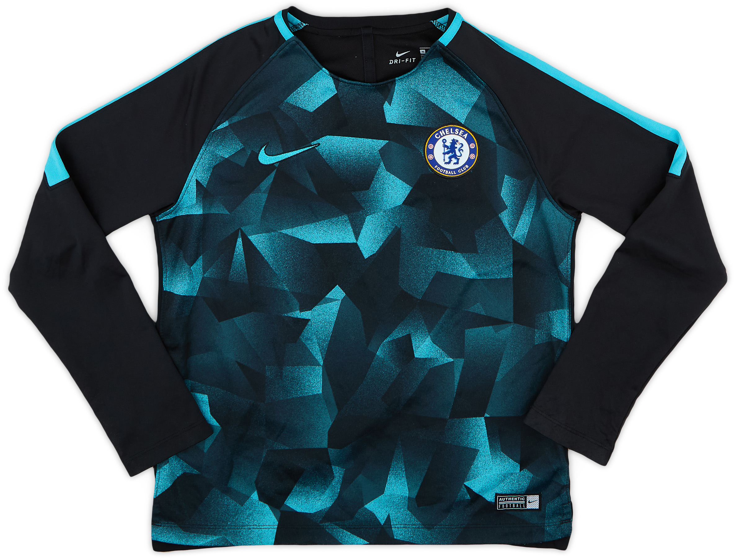 2017-18 Chelsea adidas Training L/S Shirt - 9/10 - (M.Boys)