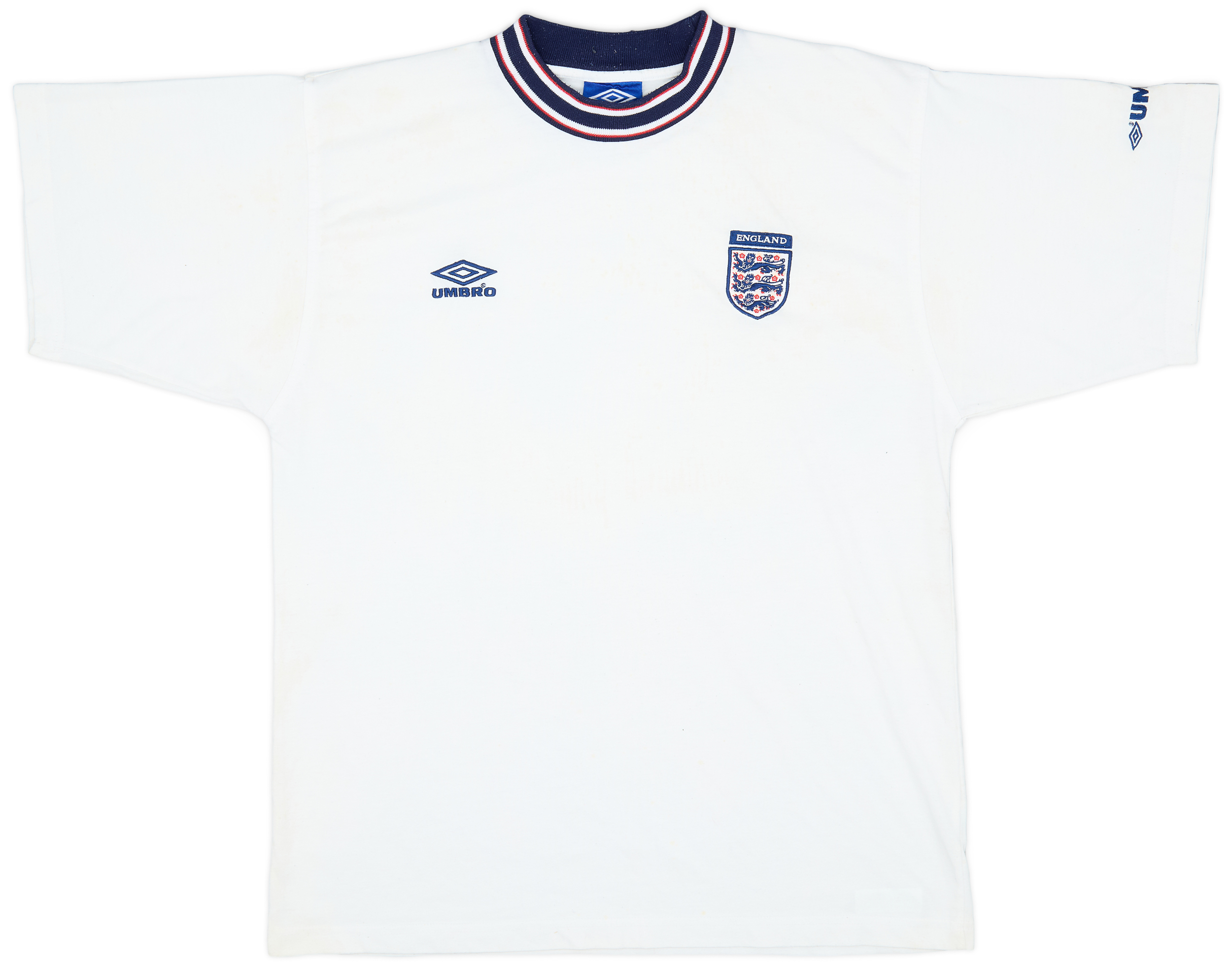 2000-02 England Umbro Cotton Tee - 7/10 - (M)