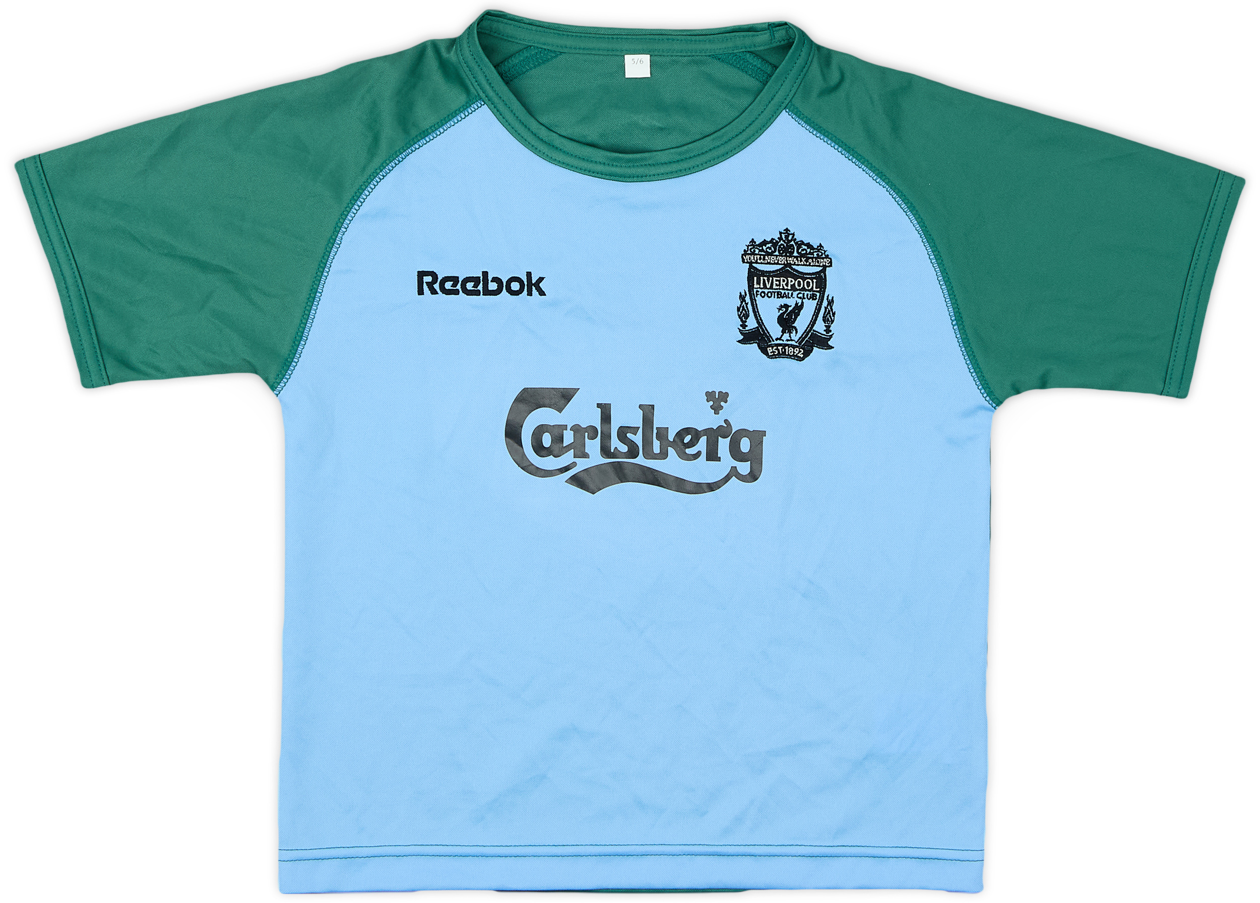 2001-02 Liverpool Reebok Leisure Shirt - 7/10 - (5-6 Years)