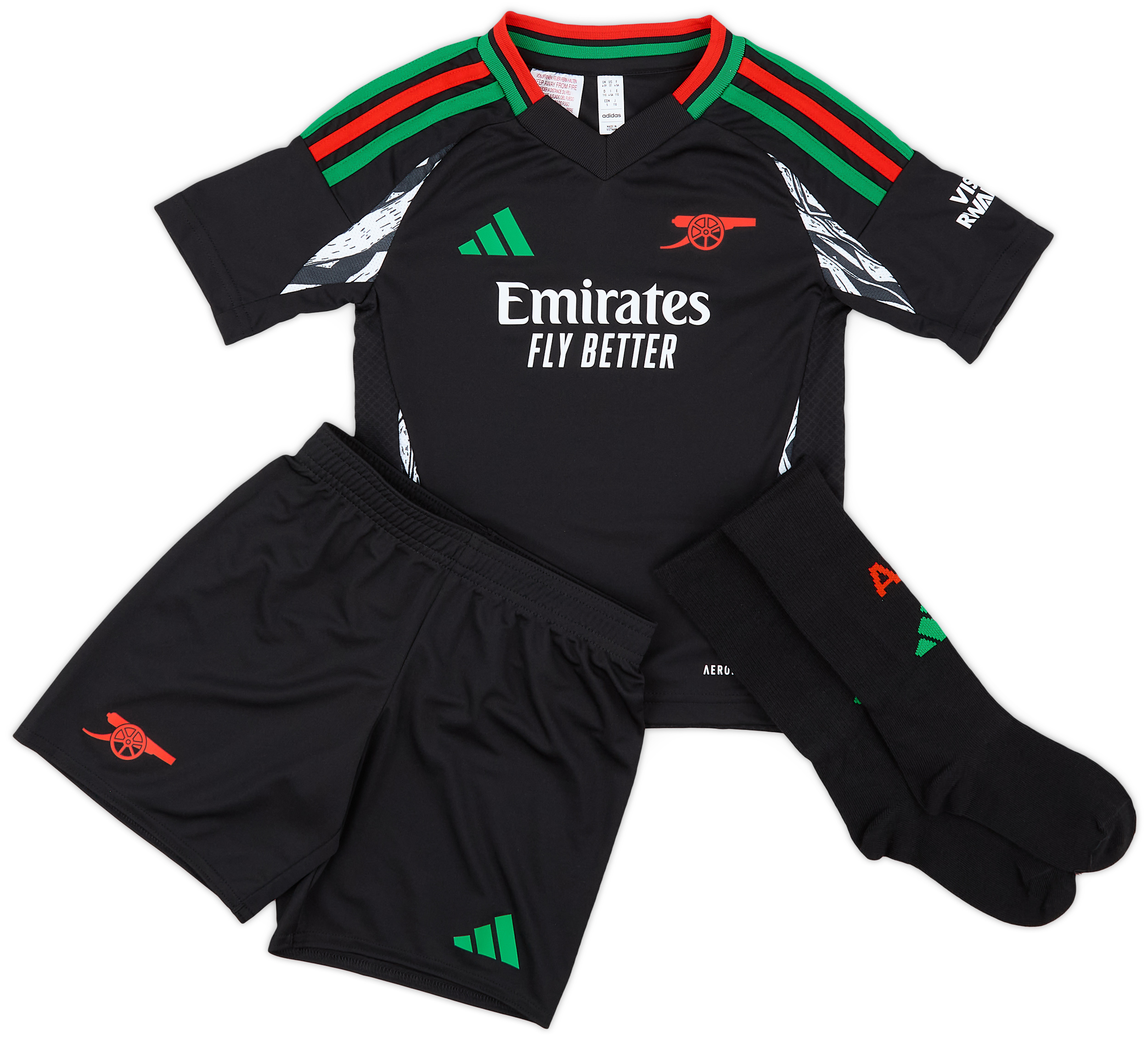 2024-25 Arsenal Away Full Kit (Little Kids)