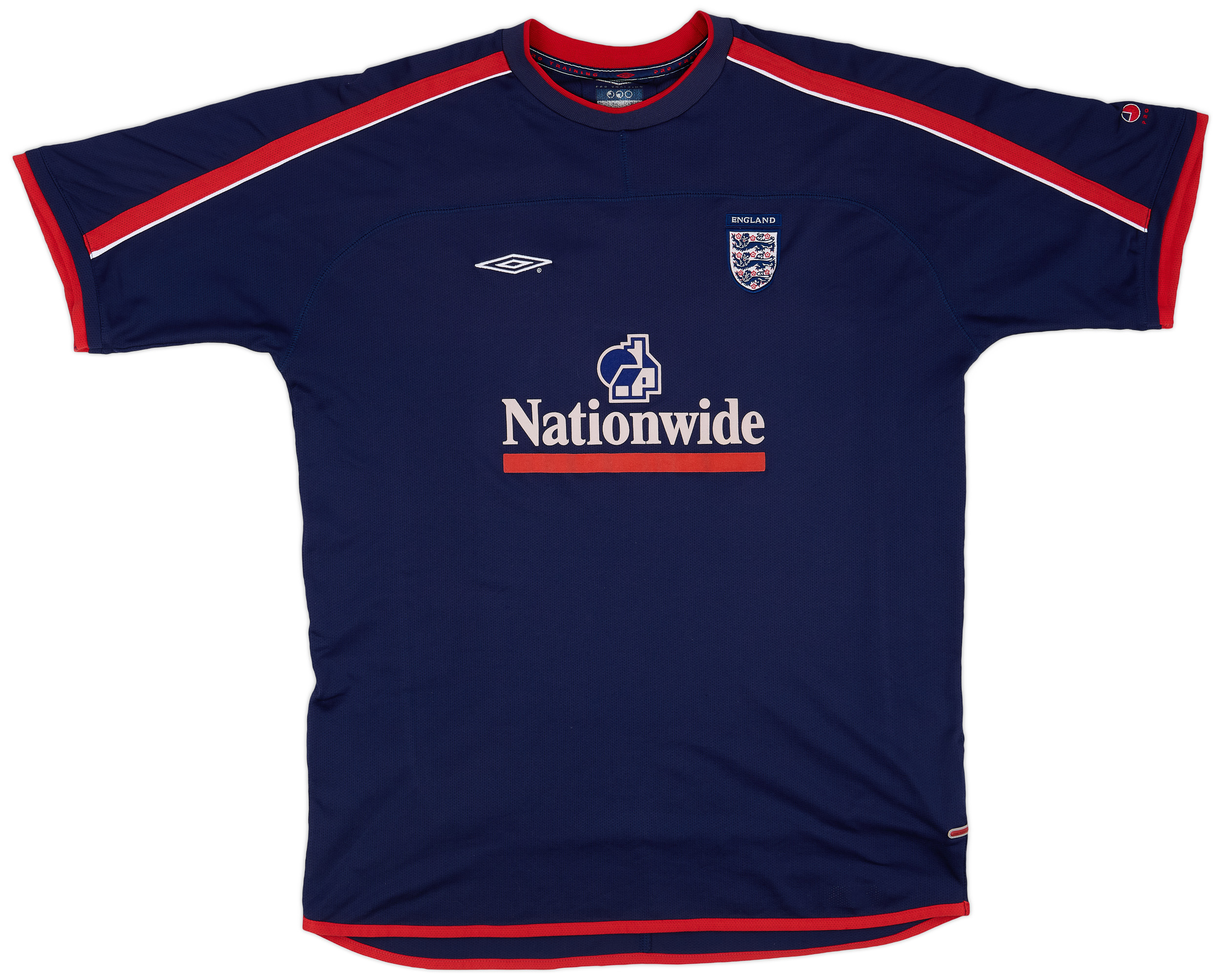 2001-2002 England Umbro Training Shirt - 5/10 - (XL)