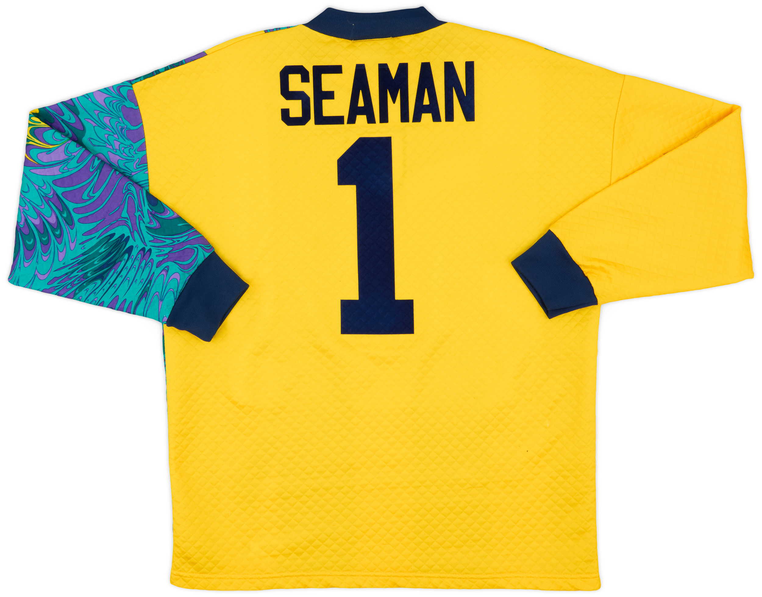 1995-96 England GK Shirt Seaman #1 - 9/10 - (M)