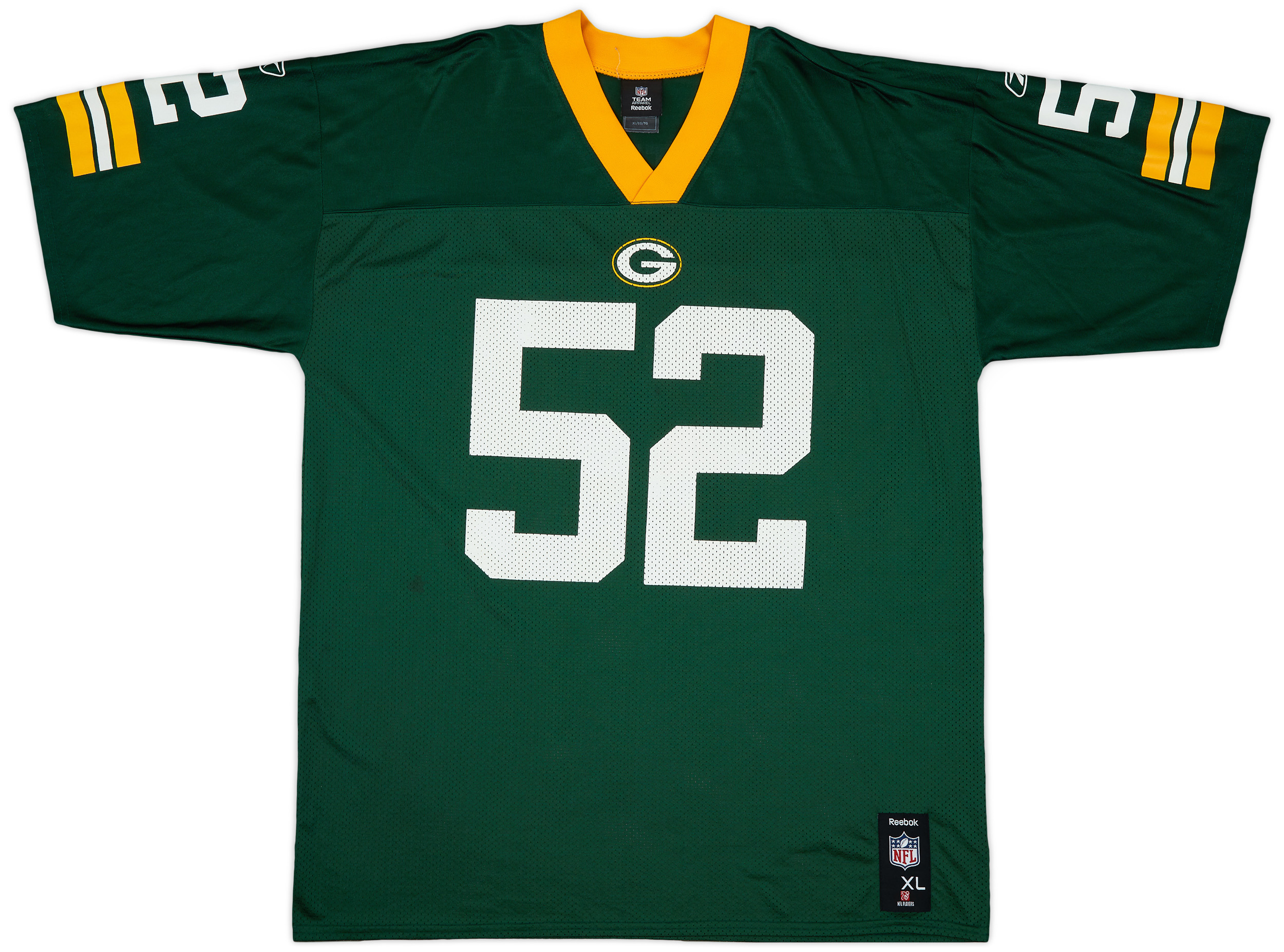 2009-11 Green Bay Packers Matthews #52 Reebok Replica Home Jersey - 9/ ...